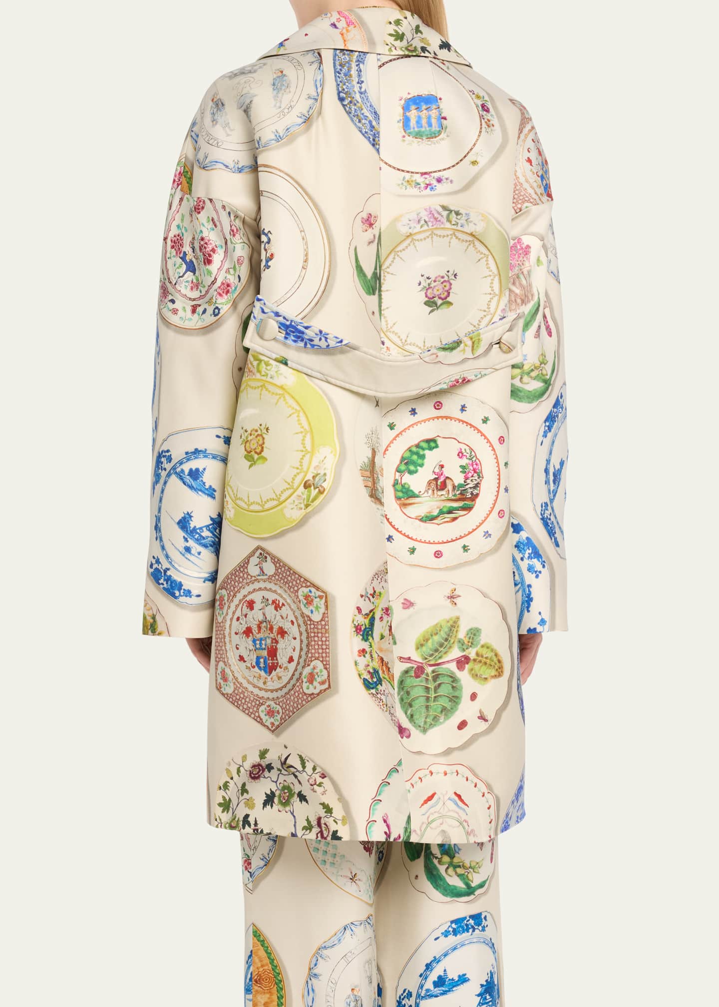 Libertine Chelsea Plates Printed Overcoat - Bergdorf Goodman