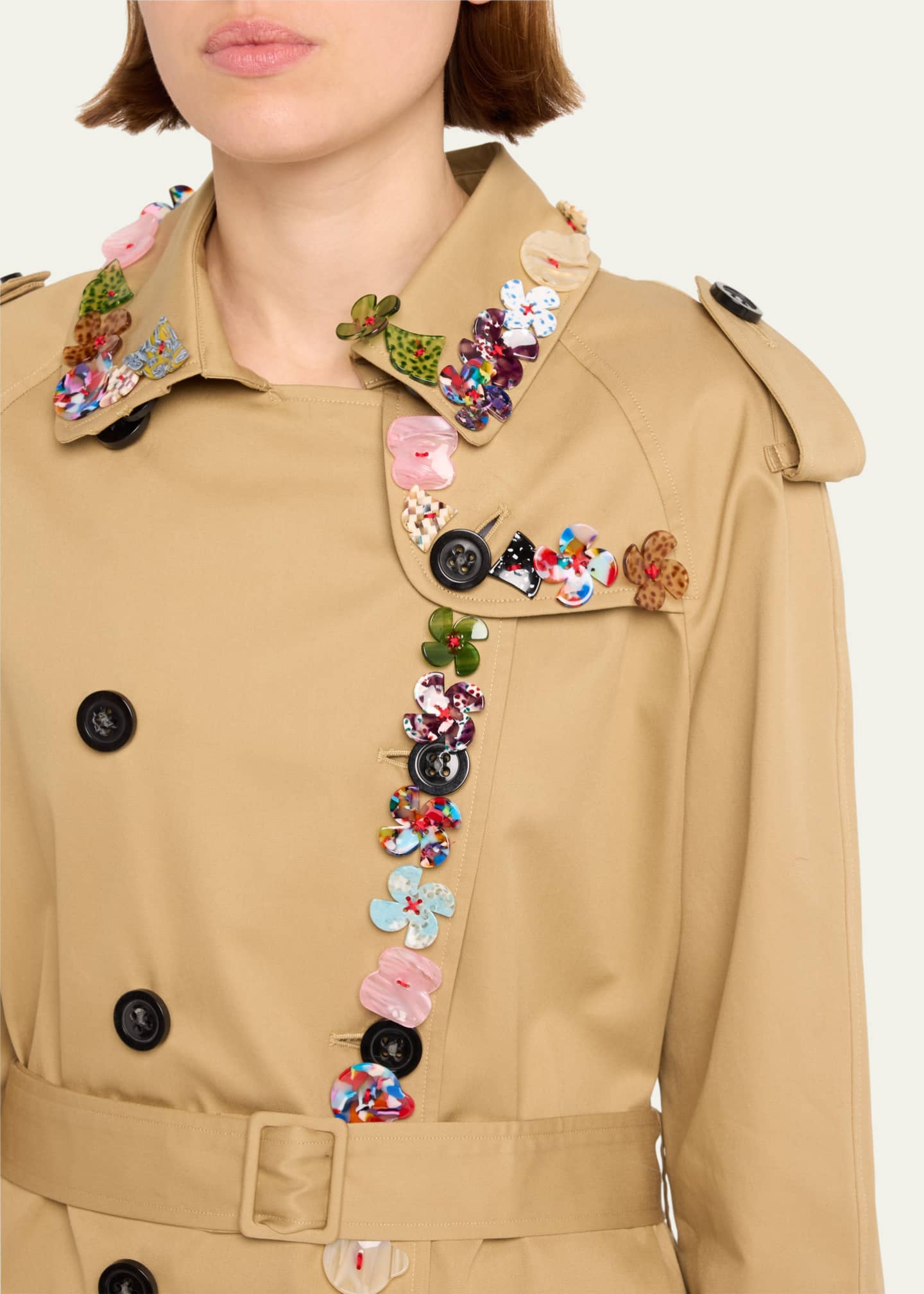 Libertine Button Town Belted Trench Coat - Bergdorf Goodman