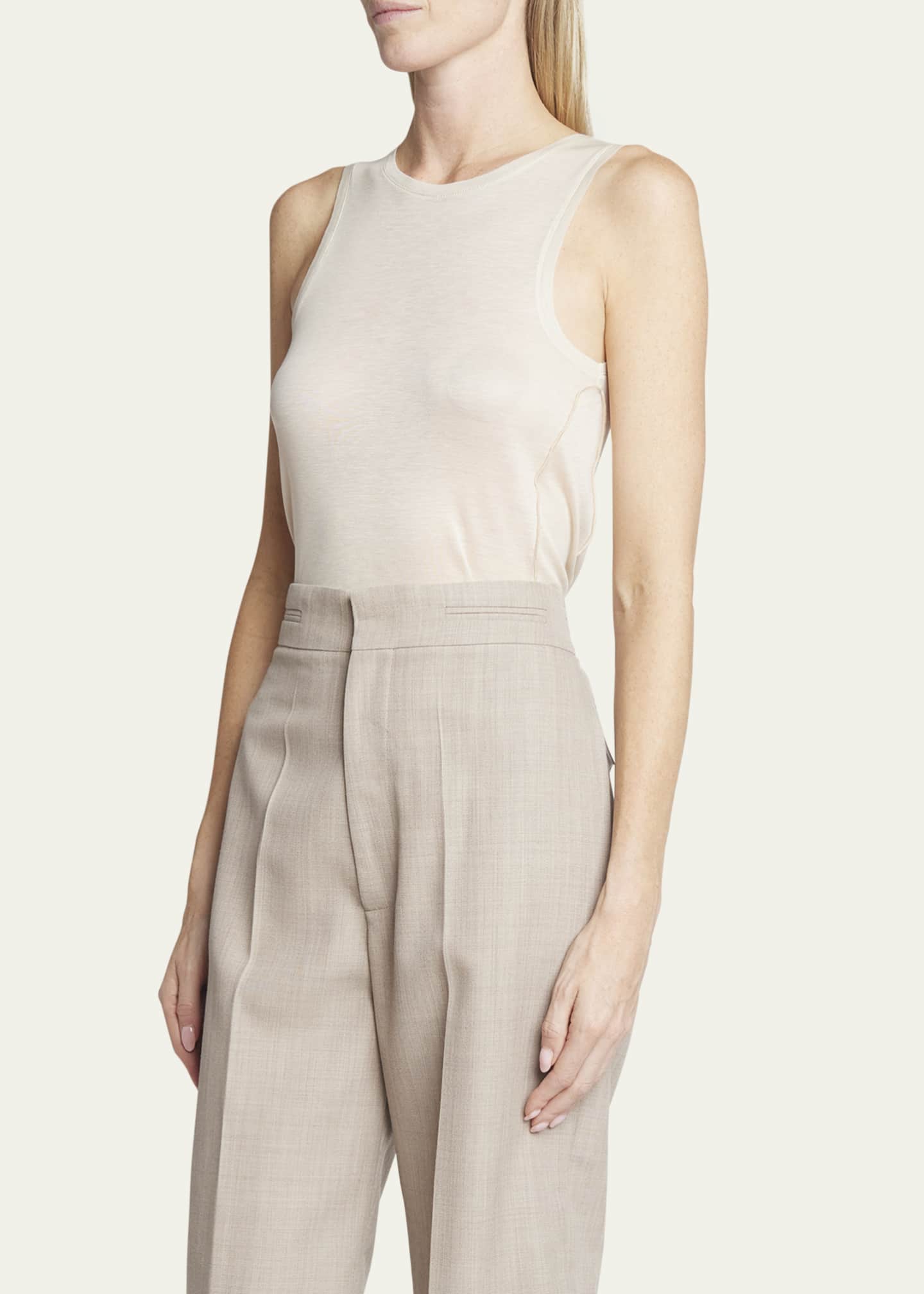Victoria Beckham Lightweight Tank Top - Bergdorf Goodman
