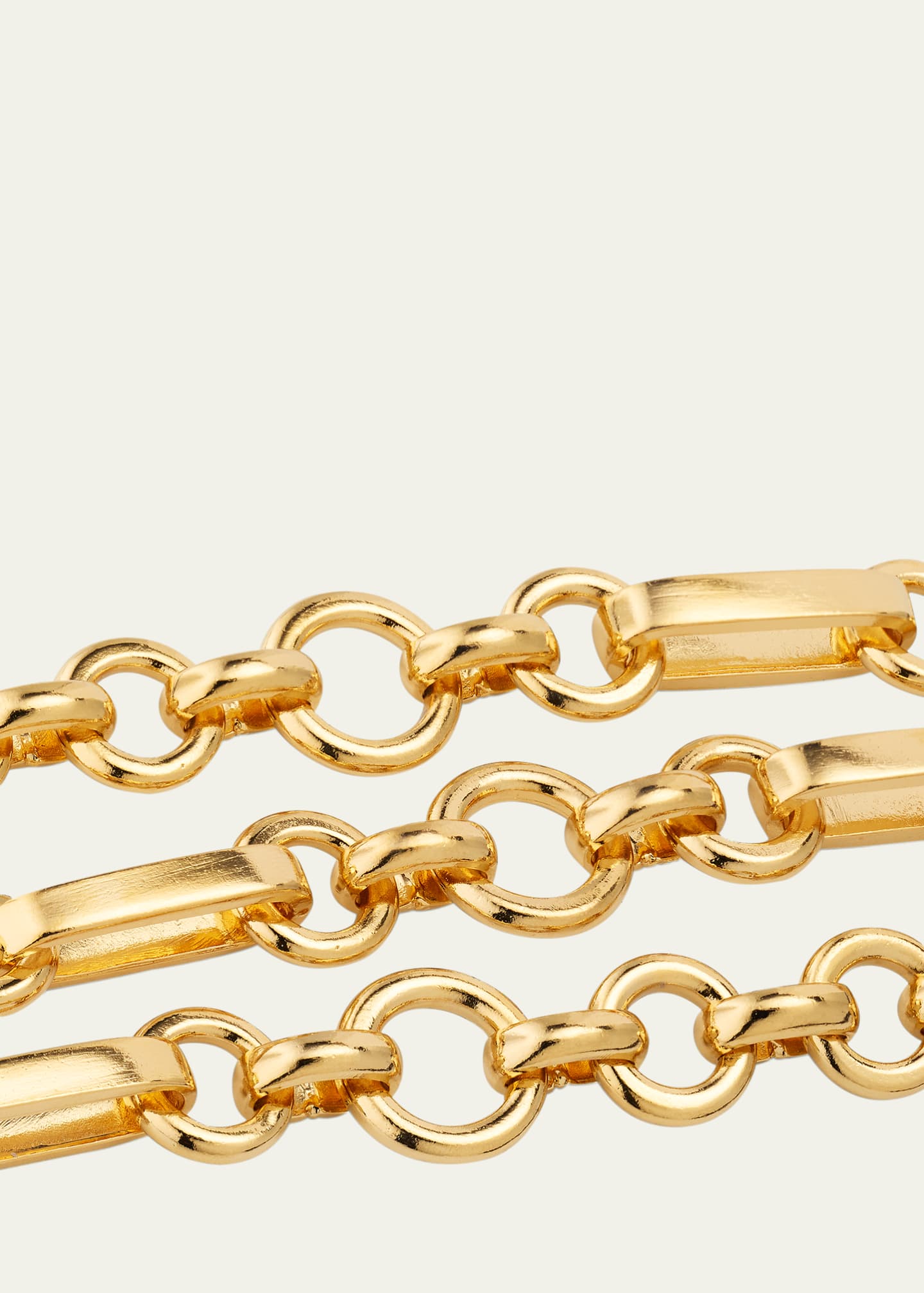 Ben-Amun Olivia Gold Oval Chain Link Necklace - Bergdorf Goodman