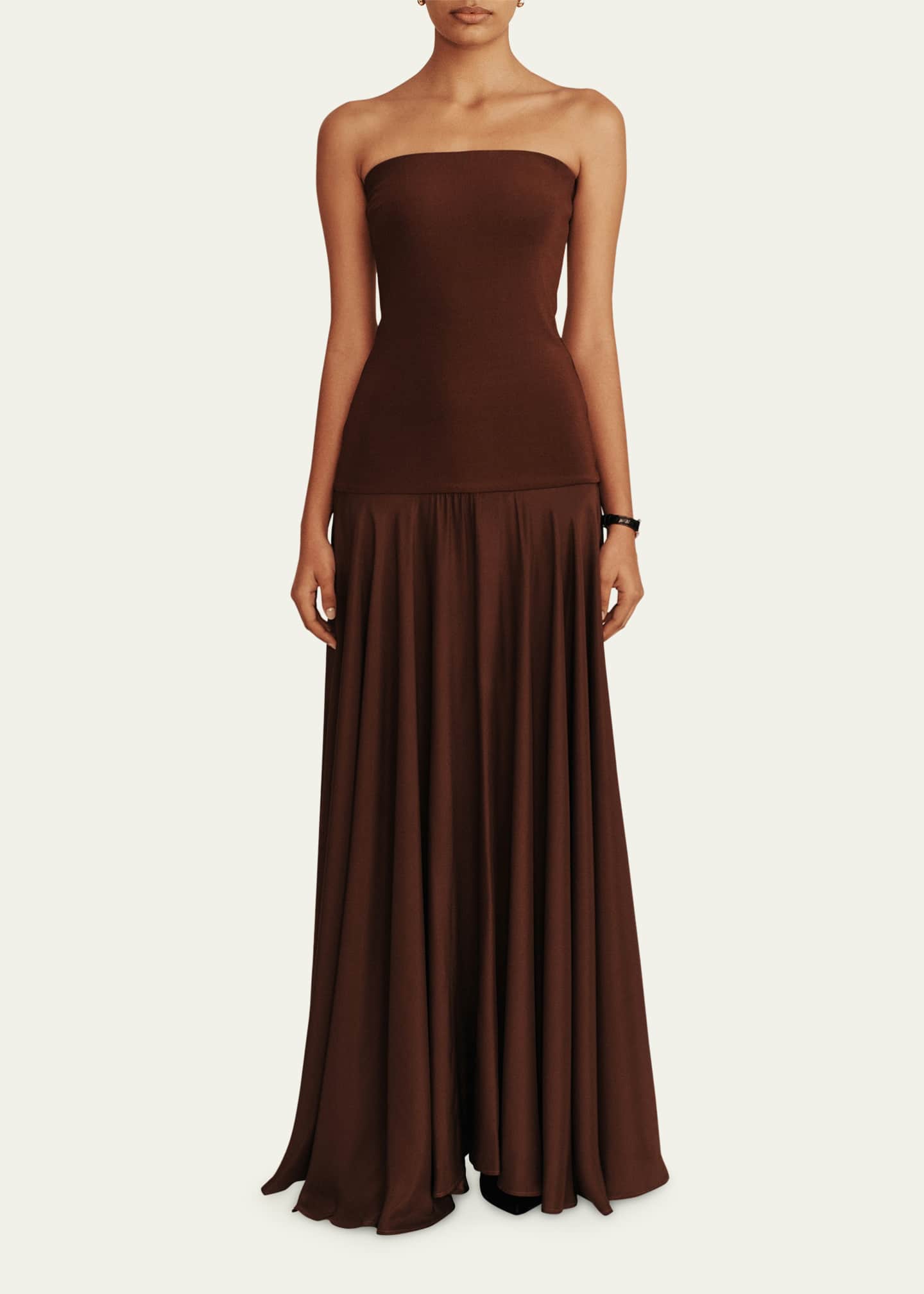 ESSE Studios Illi Strapless Drop-Waist Maxi Dress - Bergdorf Goodman