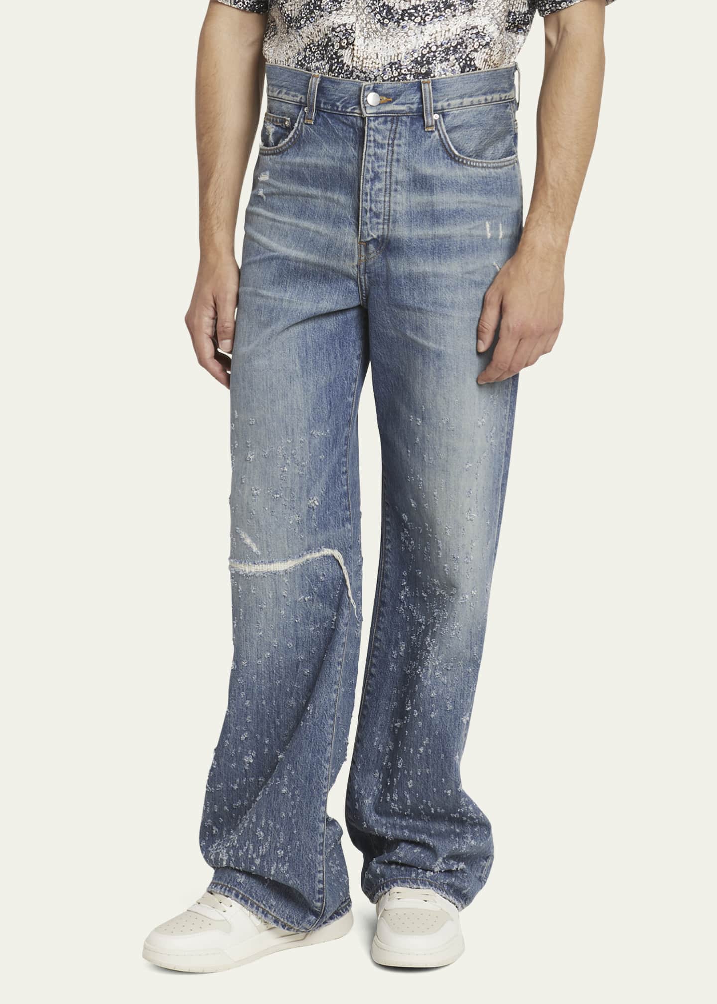 Amiri Men's Baggy Shotgun Jeans - Bergdorf Goodman