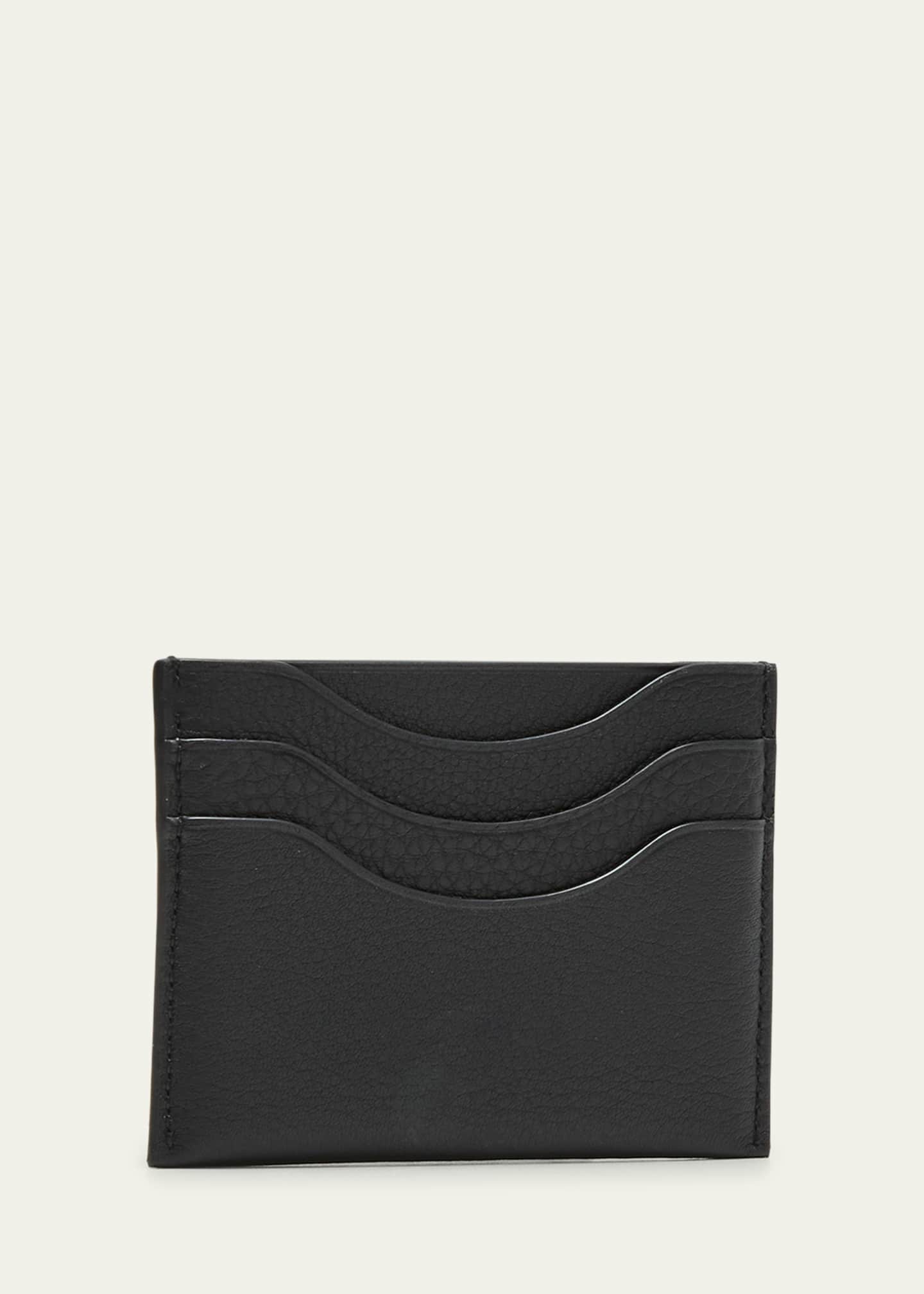 Loro Piana Men's Extra Grained Calfskin Card Holder - Bergdorf Goodman