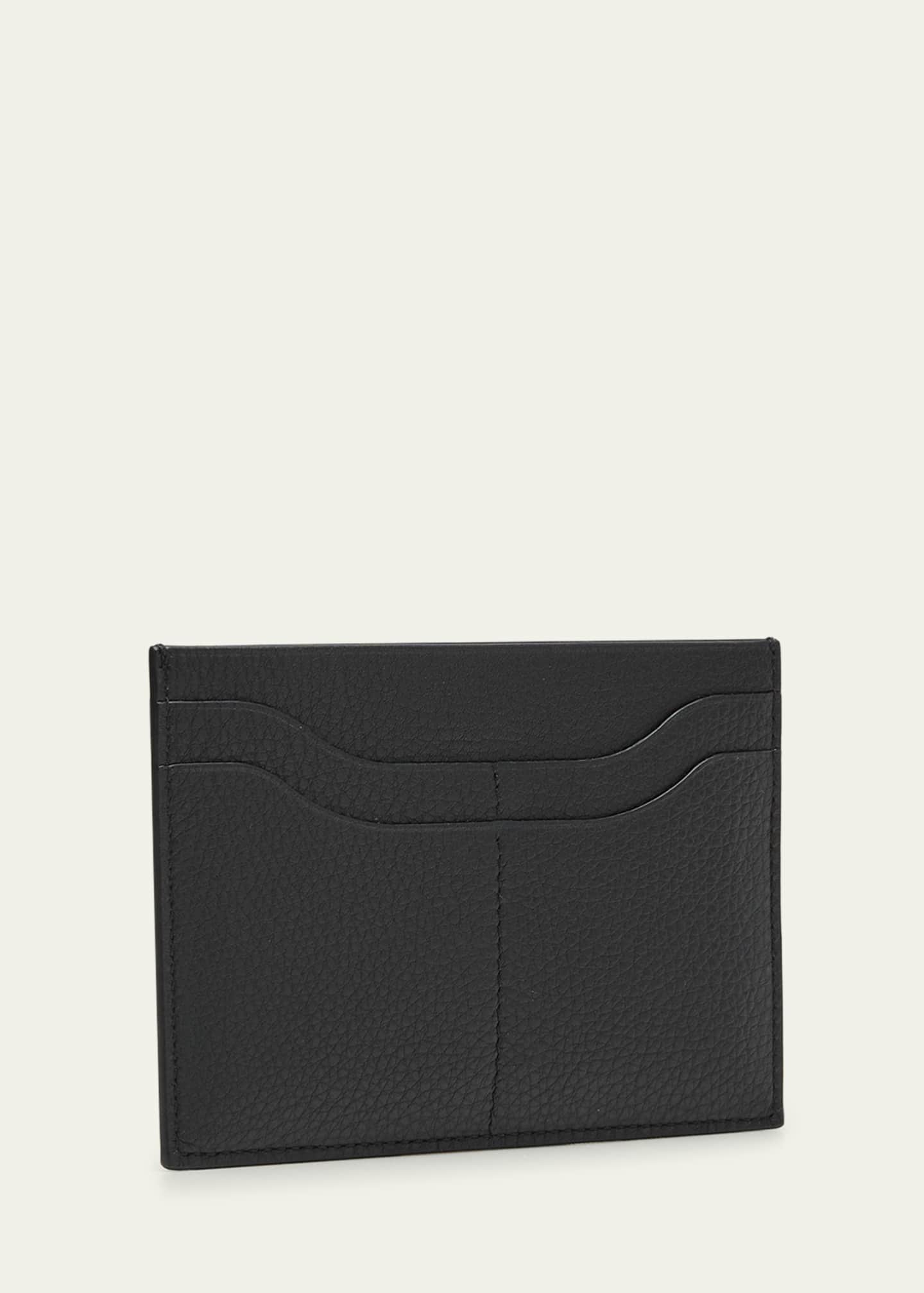 Loro Piana Men's Extra Grained Calfskin Card Holder - Bergdorf Goodman
