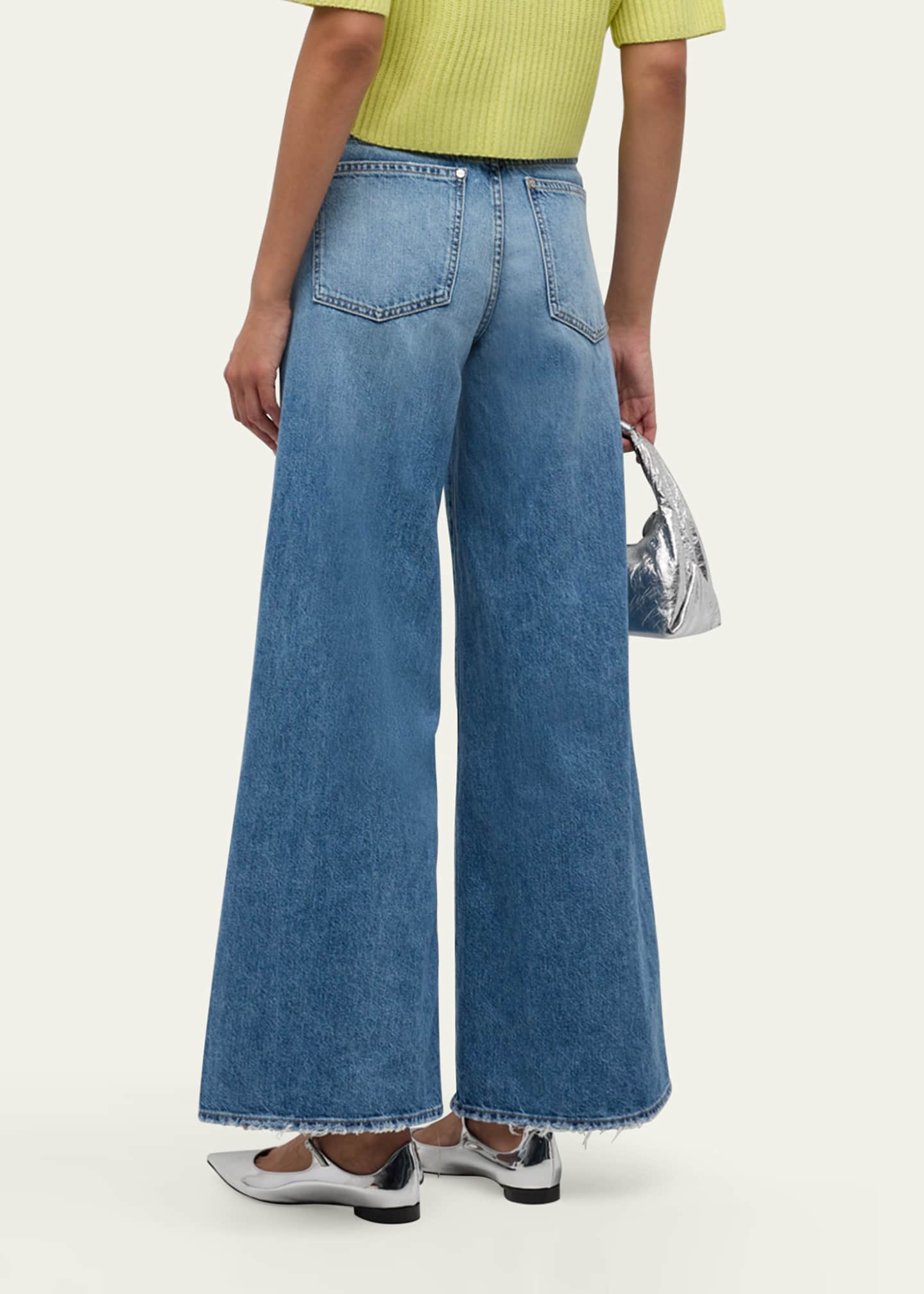 TWP Tiny Dancer Wide-Leg Denim Jeans - Bergdorf Goodman
