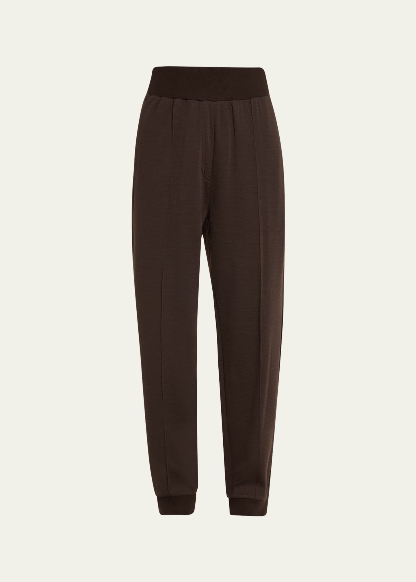 Loewe Pintuck Wool Cashmere Sweatpants - Bergdorf Goodman