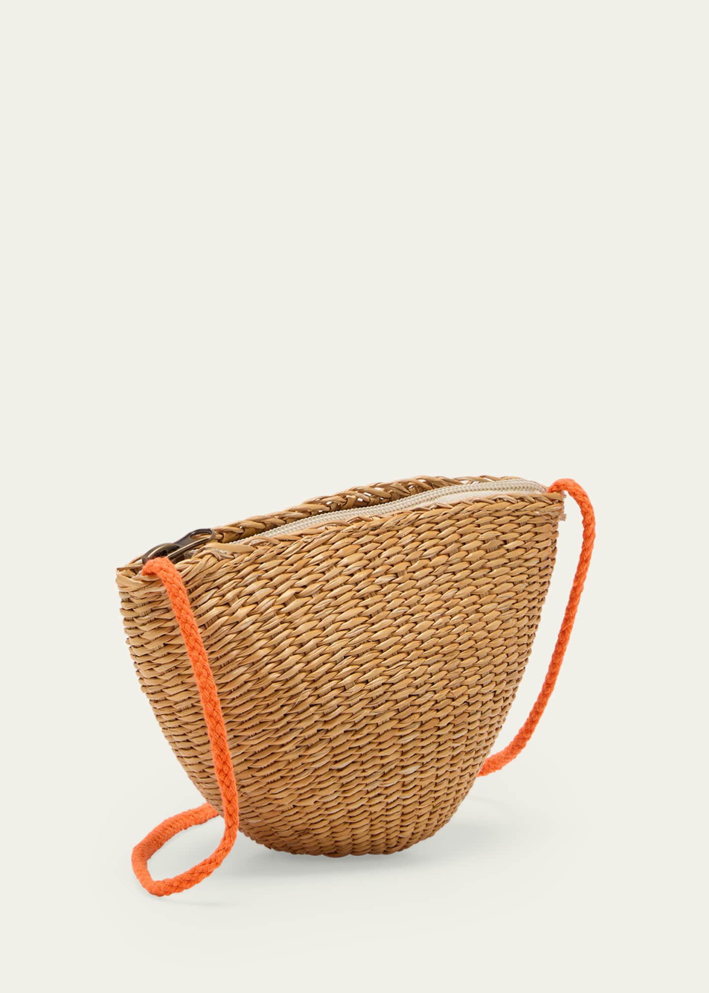 Bobo Choses Girl's Tomato Patch Raffia Crossbody Bag - Bergdorf Goodman