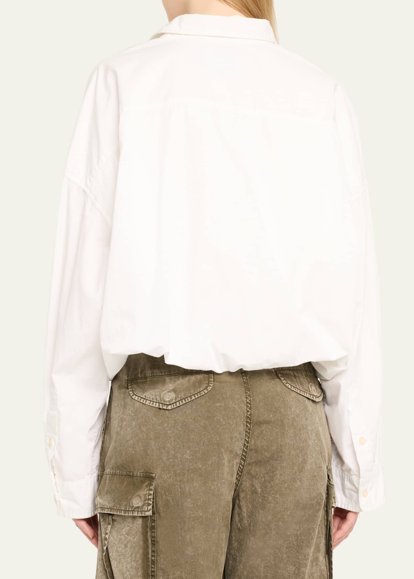 R13 Long-Sleeve Bubble Shirt - Bergdorf Goodman