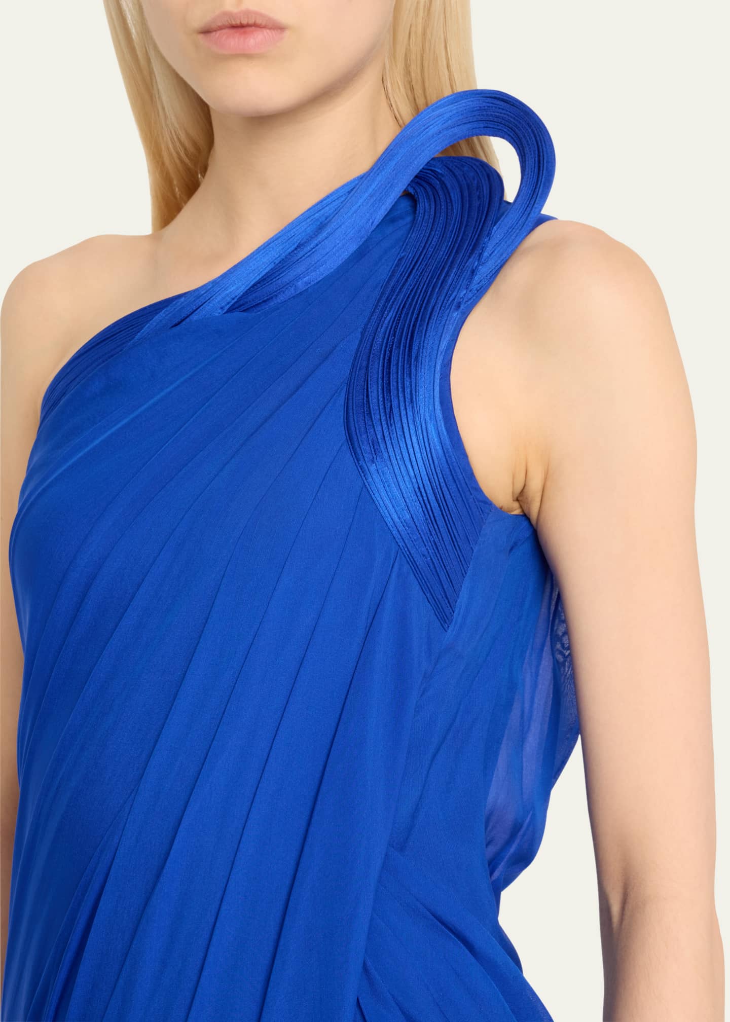 Gaurav Gupta Toga Draped Chiffon Gown - Bergdorf Goodman