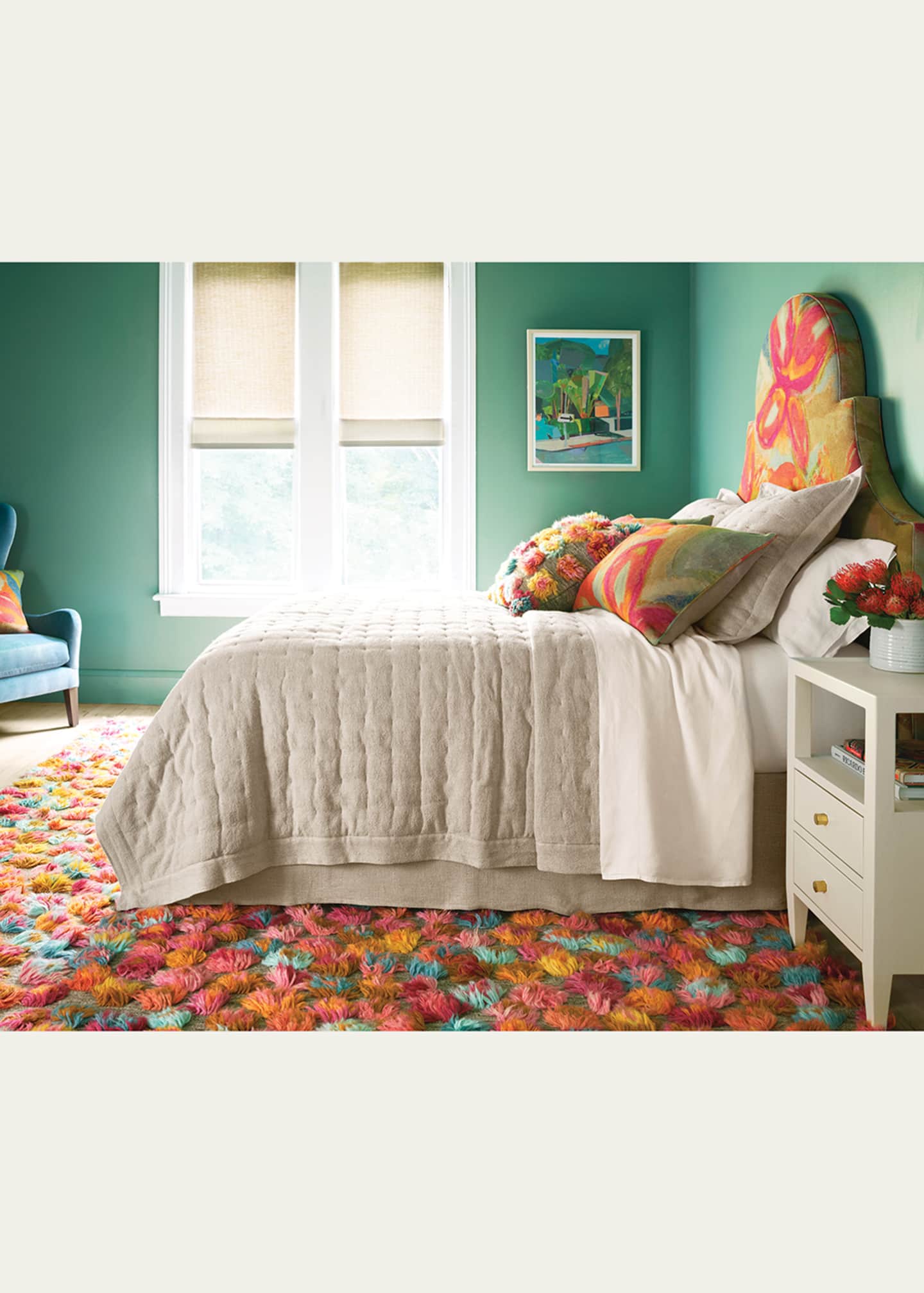 Pine Cone Hill Jonah Linen Full/Queen Quilt - Bergdorf Goodman