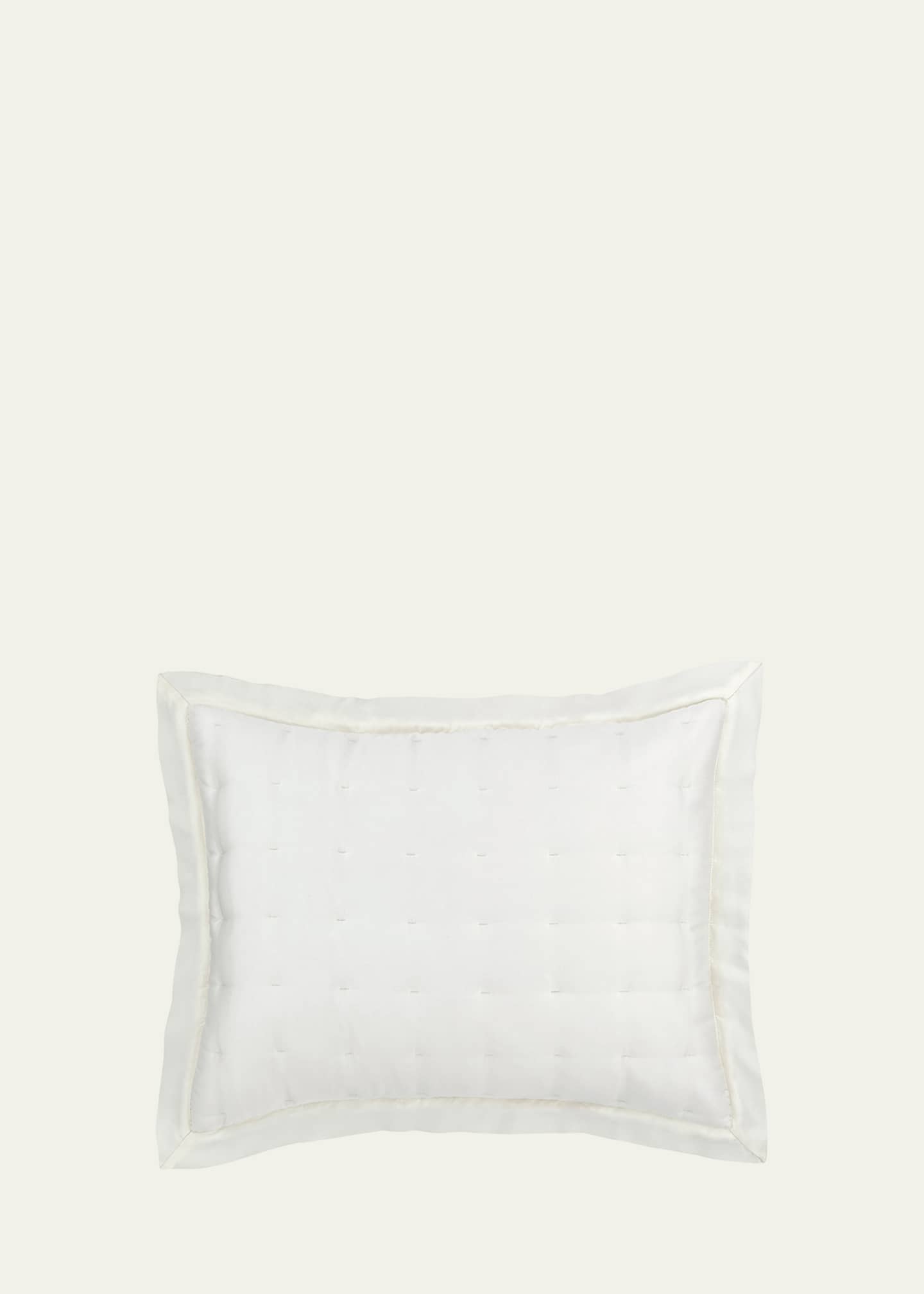 Pine Cone Hill Puff Tencel Standard Sham, Ivory - Bergdorf Goodman