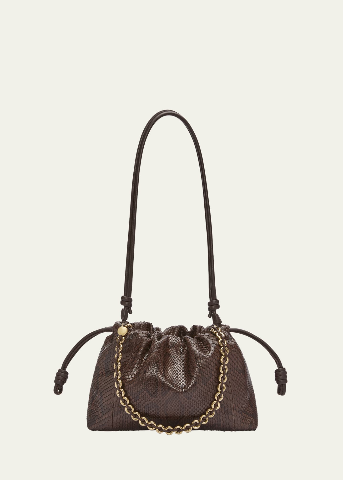 Loewe Flamenco Python Clutch Bag - Bergdorf Goodman