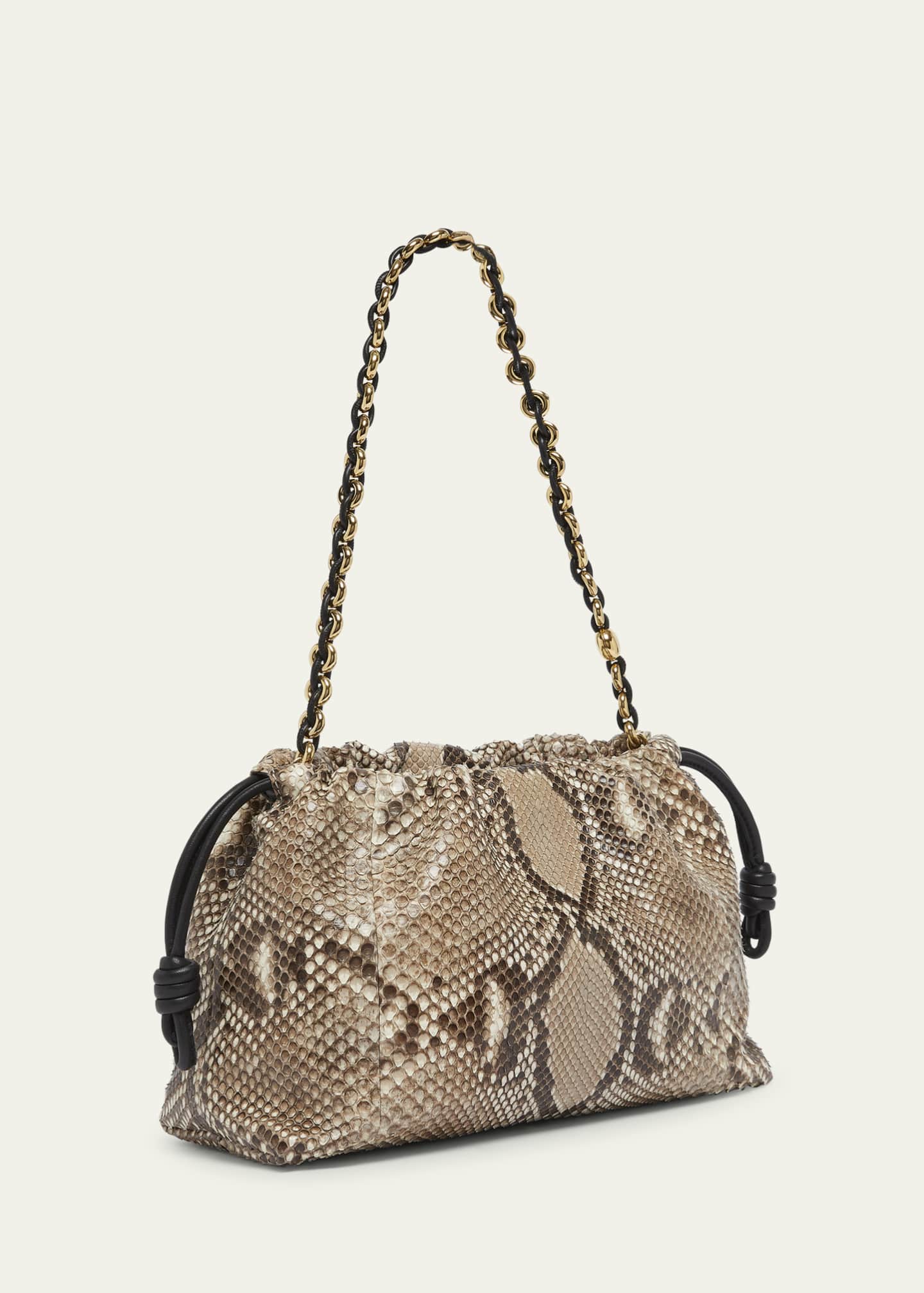 Loewe Flamenco Python Clutch Bag - Bergdorf Goodman