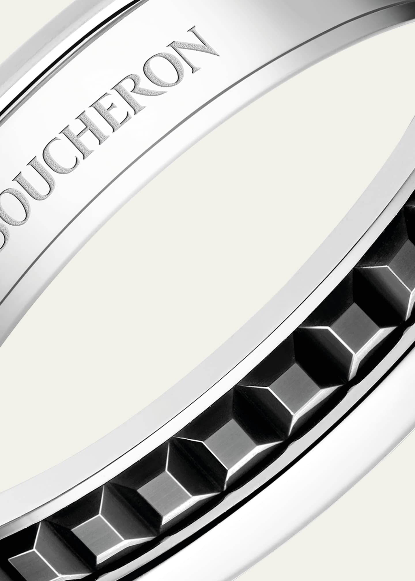 Boucheron Quatre 18K White Gold Follies Band Ring - Bergdorf Goodman