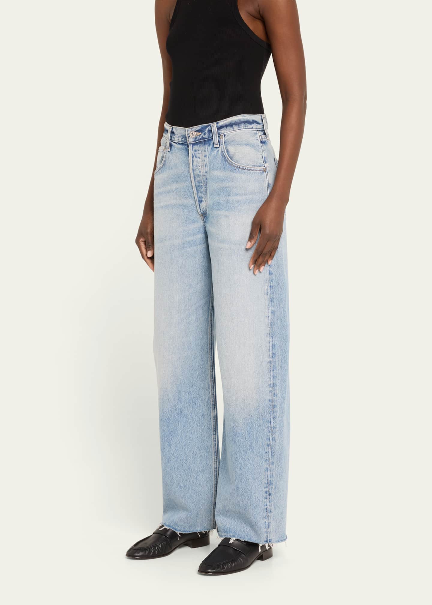 Citizens of Humanity Ayla Split Hem Jeans - Bergdorf Goodman