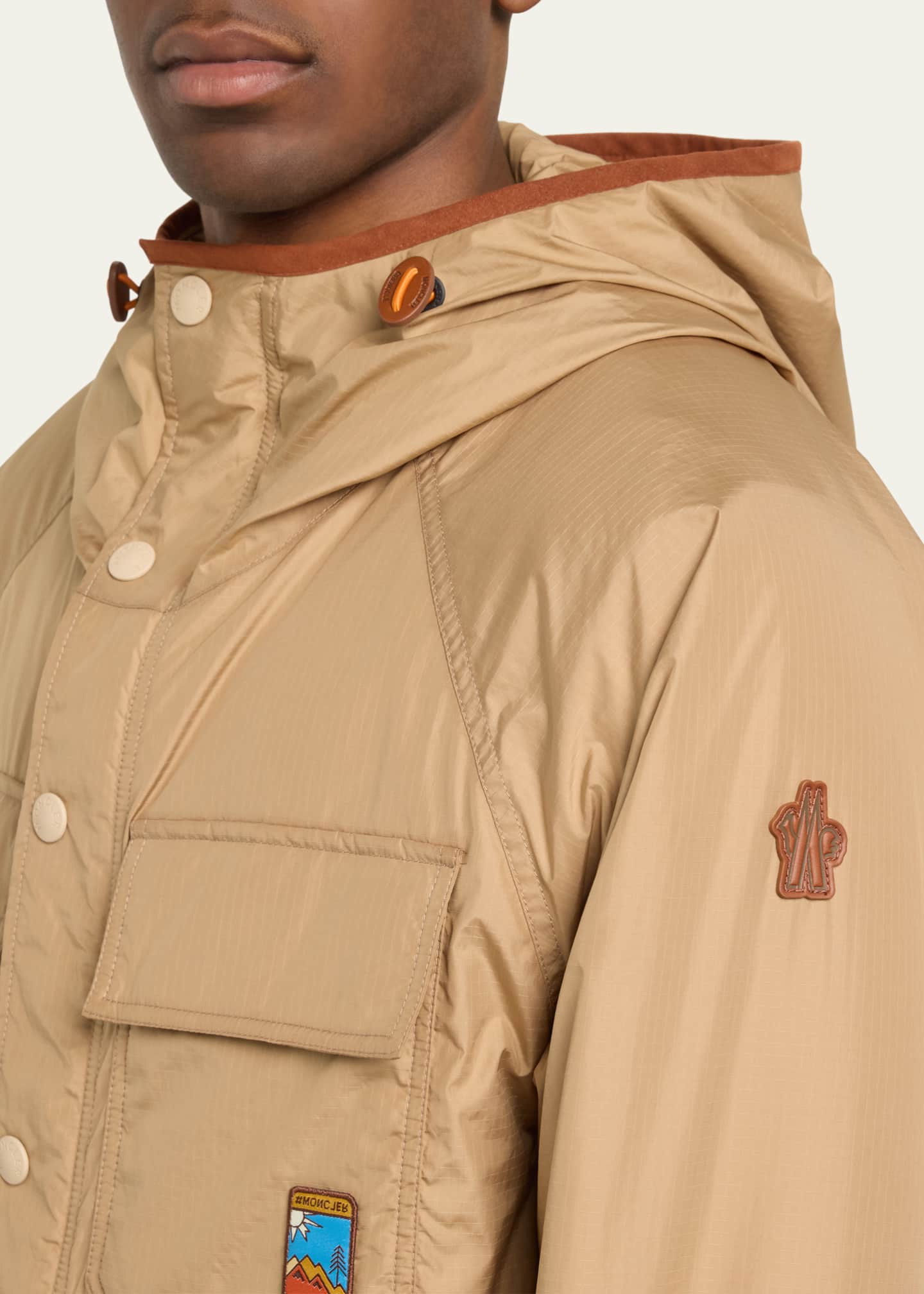 Moncler Grenoble Men's Rutor Nylon Field Jacket - Bergdorf Goodman