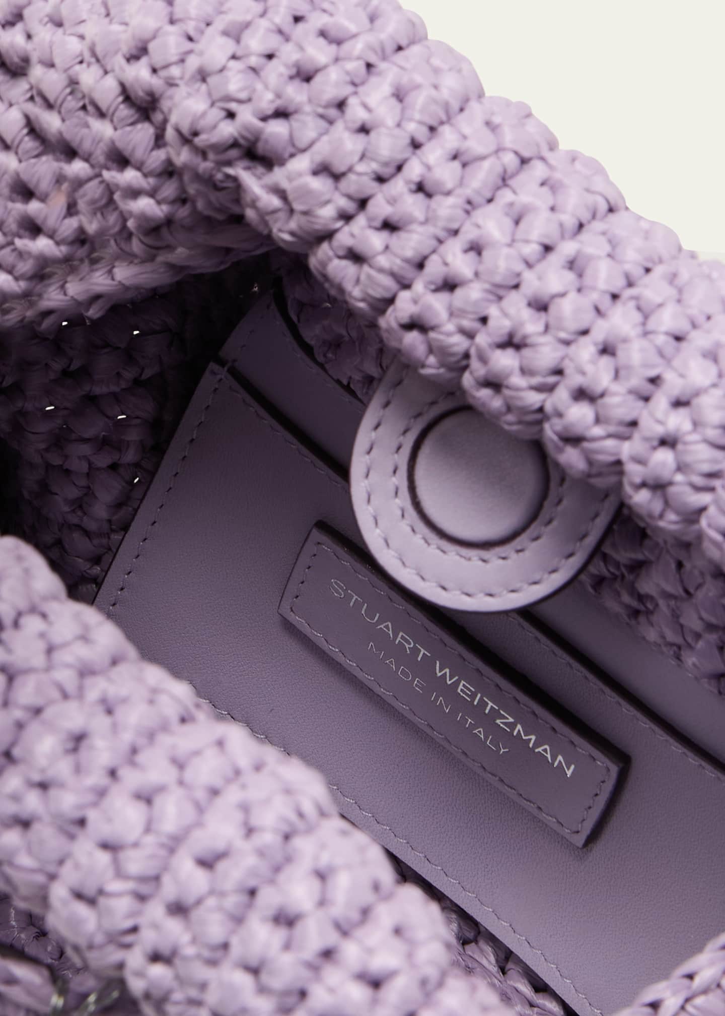 Stuart Weitzman The Moda Mini Raffia Top-Handle Bag - Bergdorf Goodman