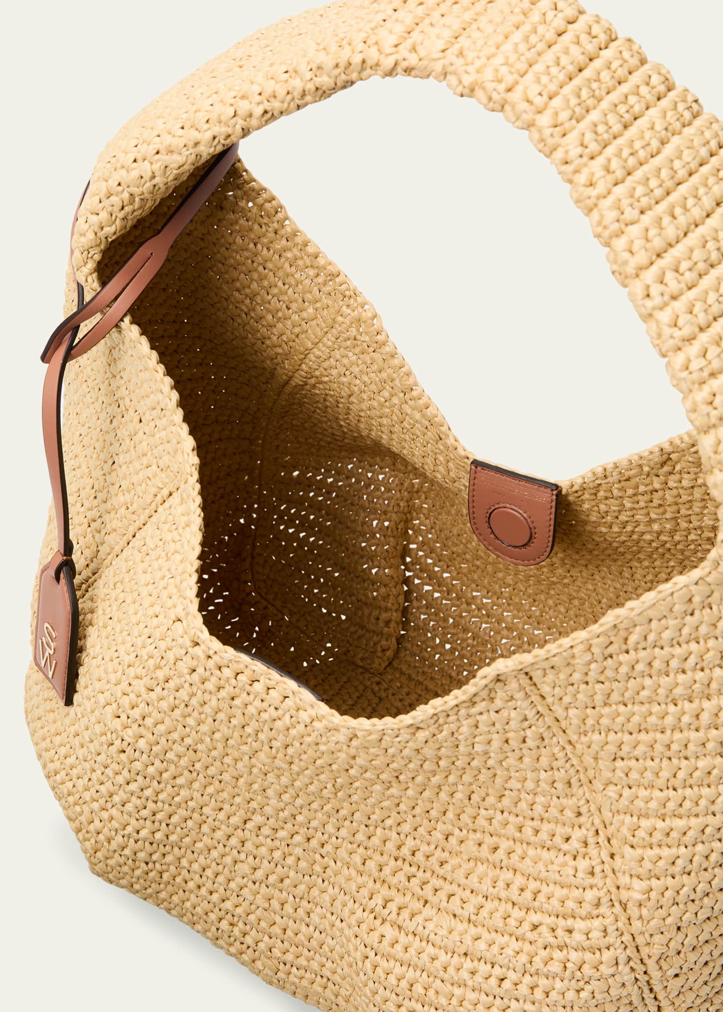 Stuart Weitzman The Moda Raffia Hobo Bag - Bergdorf Goodman
