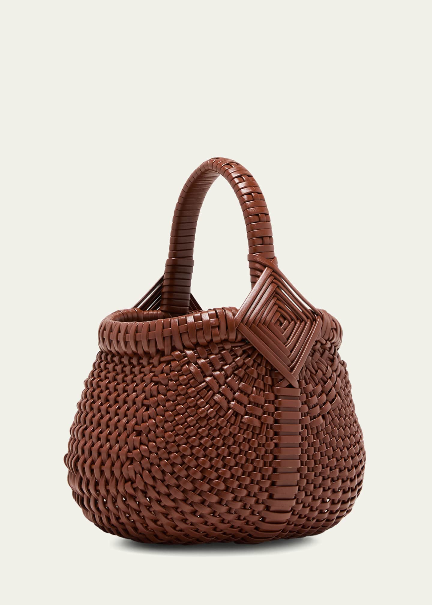 Loewe Mini Woven Basket Top-Handle Bag - Bergdorf Goodman