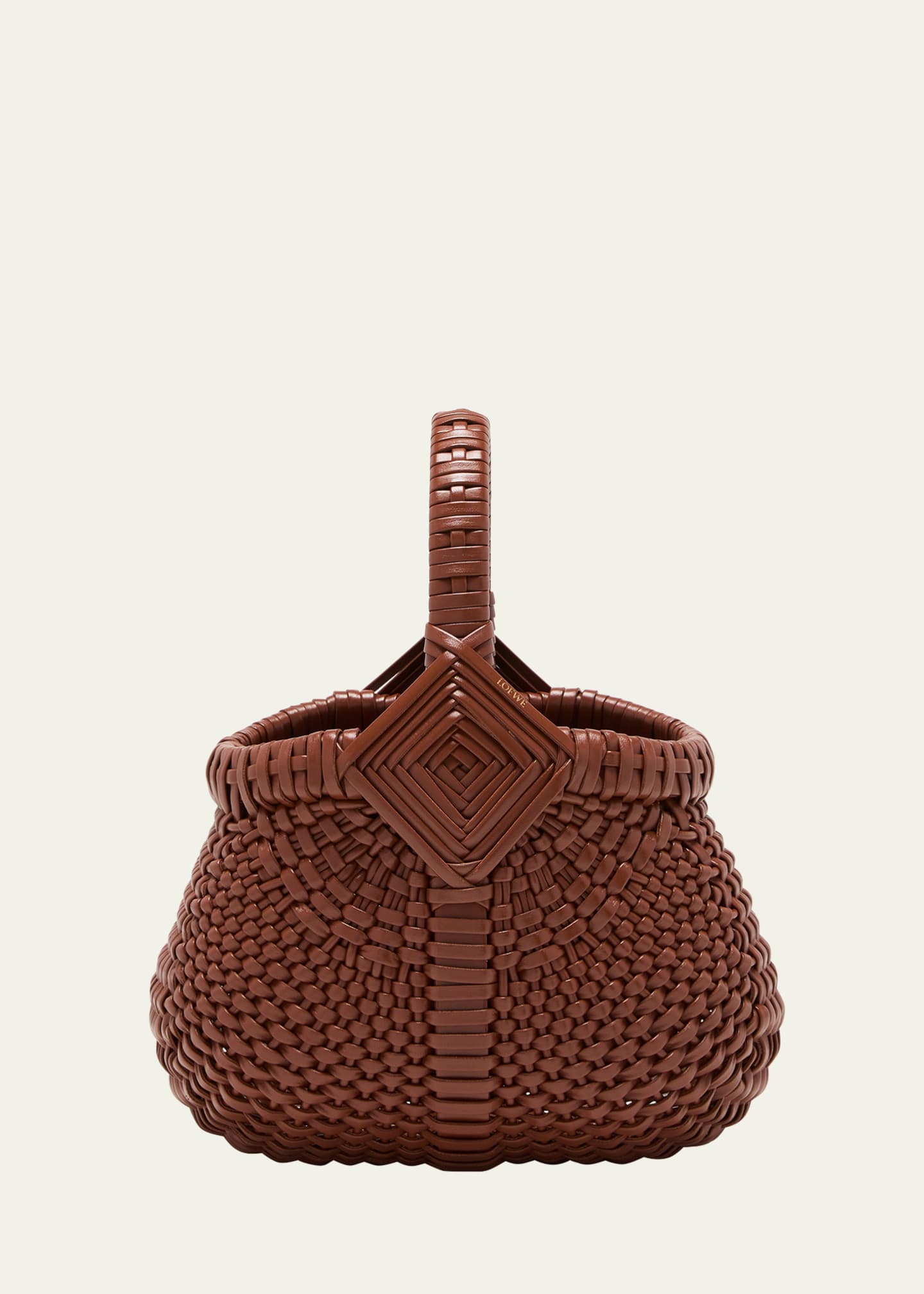 Loewe Mini Woven Basket Top-Handle Bag - Bergdorf Goodman