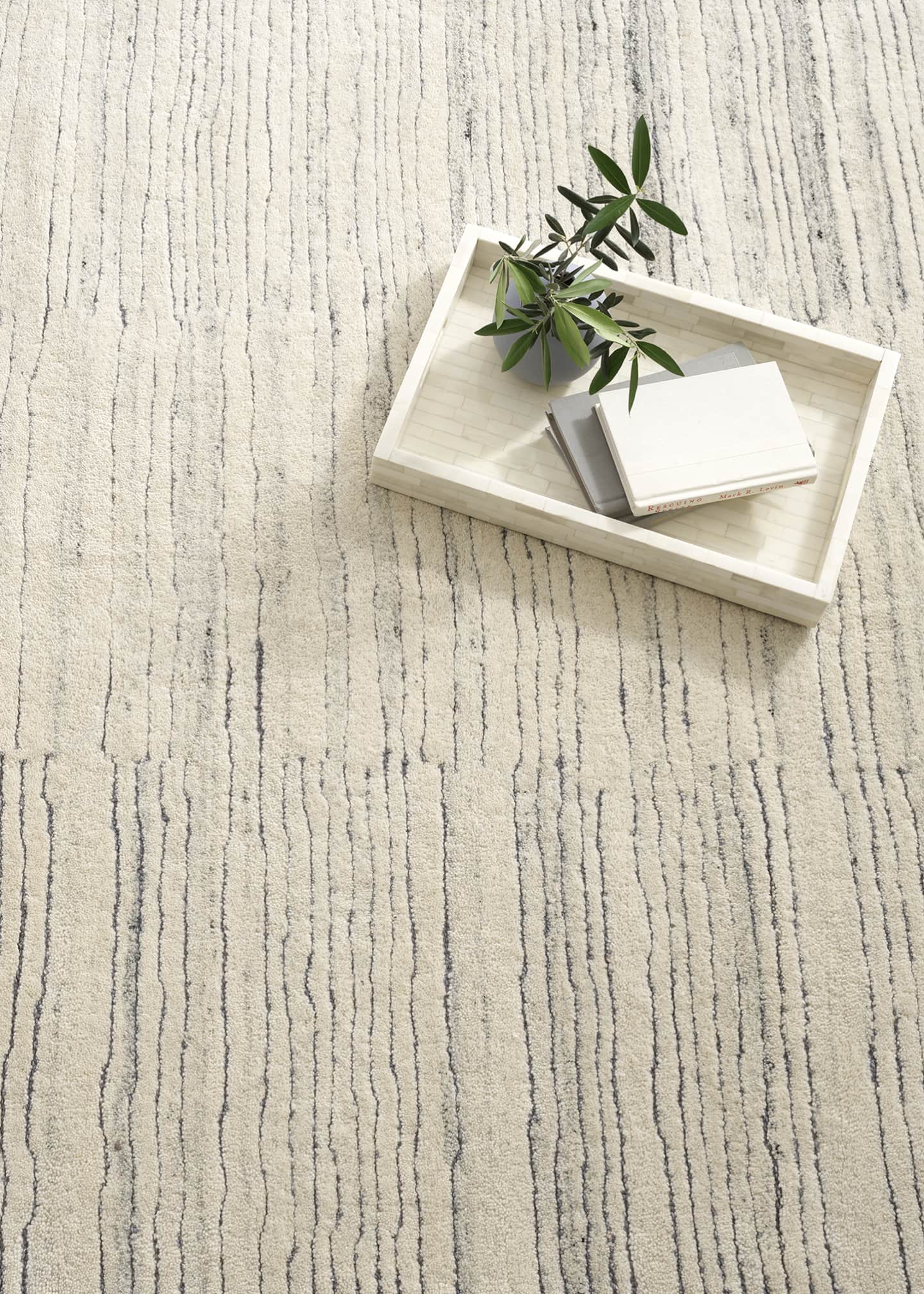 Annie Selke Avery Pewter Blue Hand-Tufted Wool Rug, 10' x 14 ...