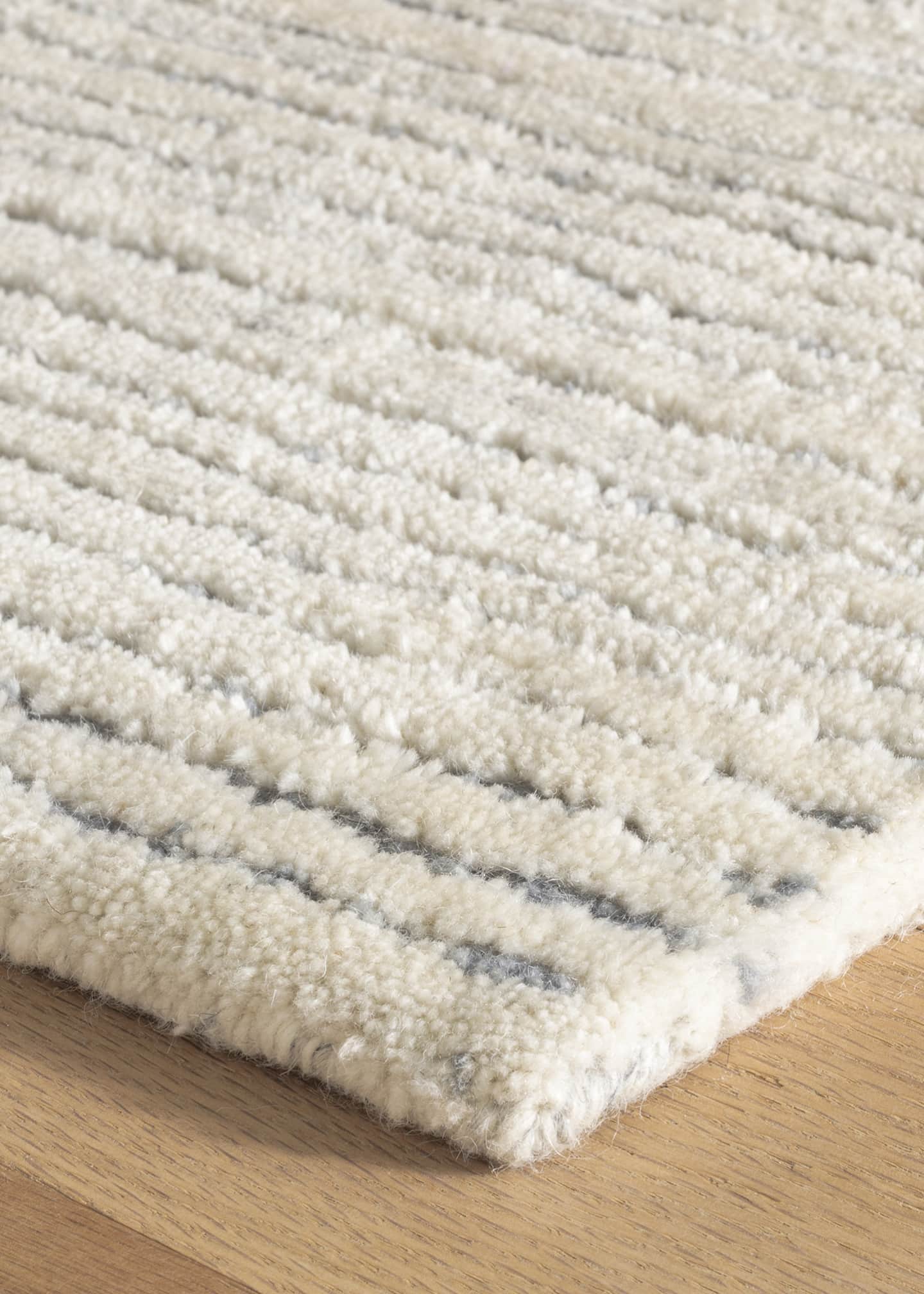 Annie Selke Avery Pewter Blue Hand-Tufted Wool Rug, 10' x 14 ...