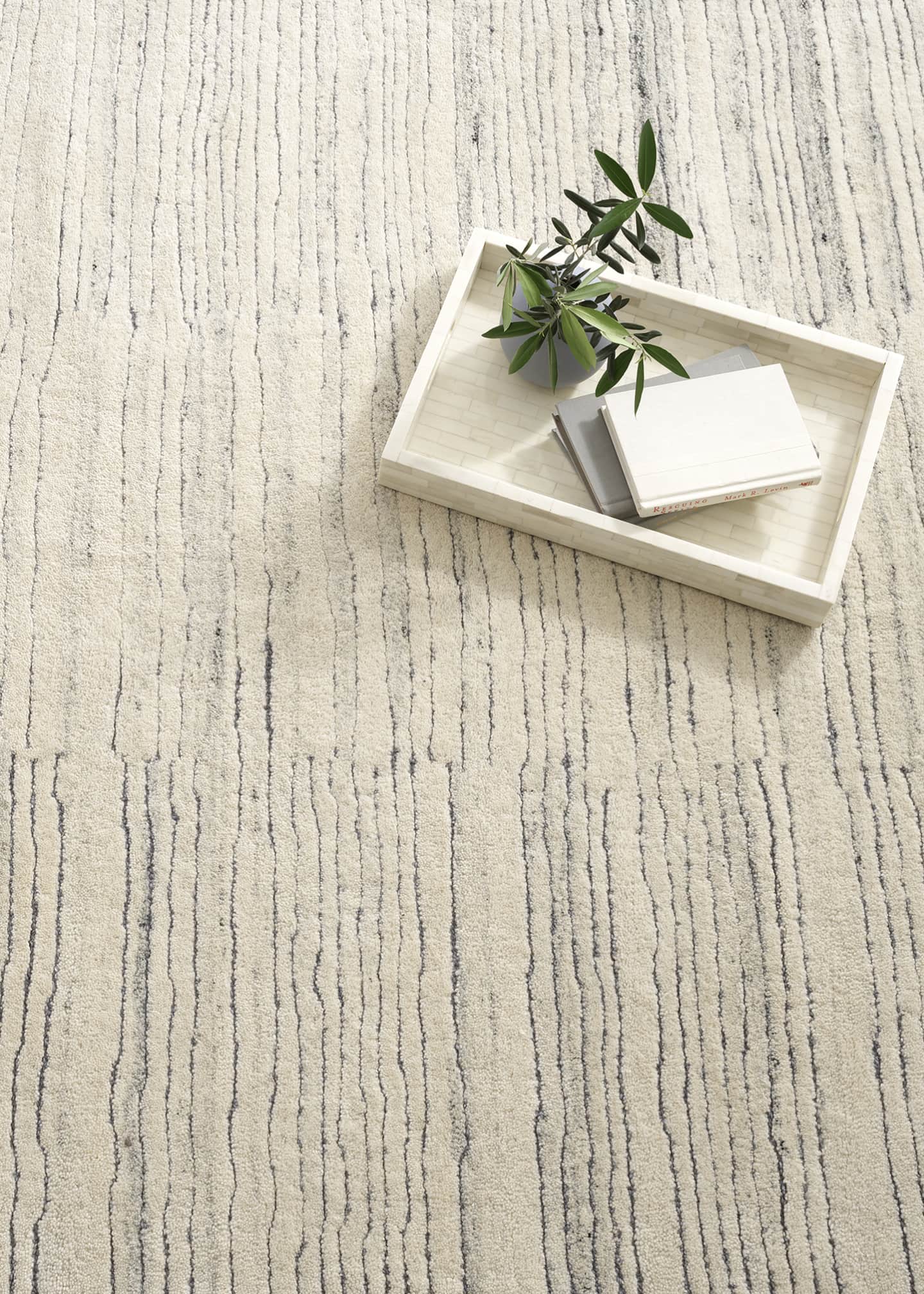 Annie Selke Avery Pewter Blue Hand-Tufted Wool Rug, 8' x 10' - Bergdorf ...