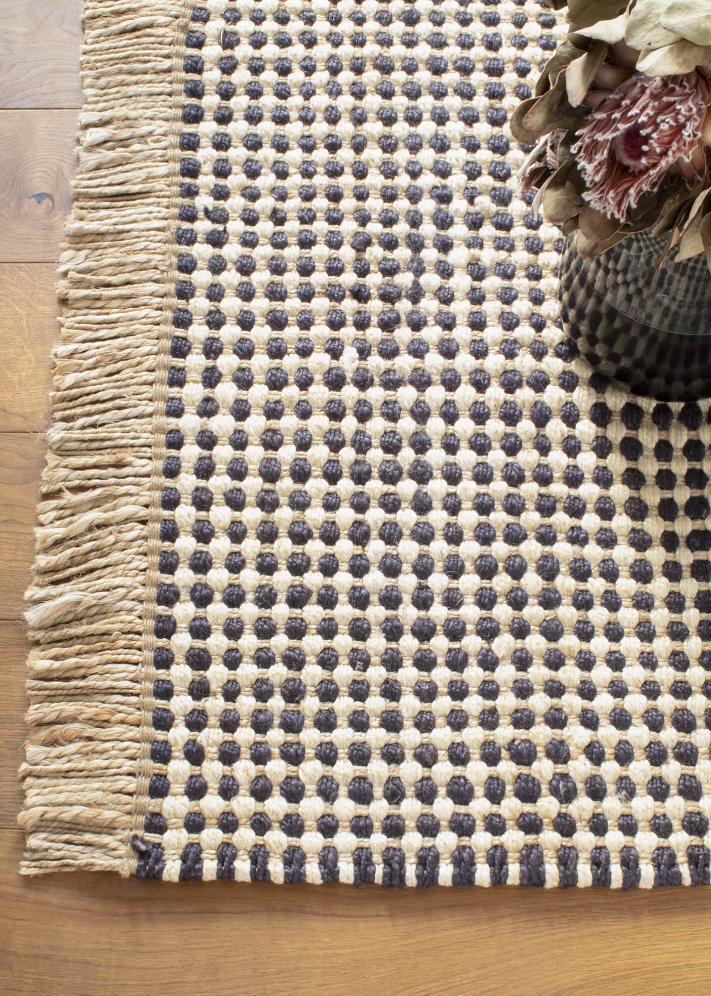 Annie Selke Kuba Black Handwoven Rug, 8' x 10' - Bergdorf Goodman