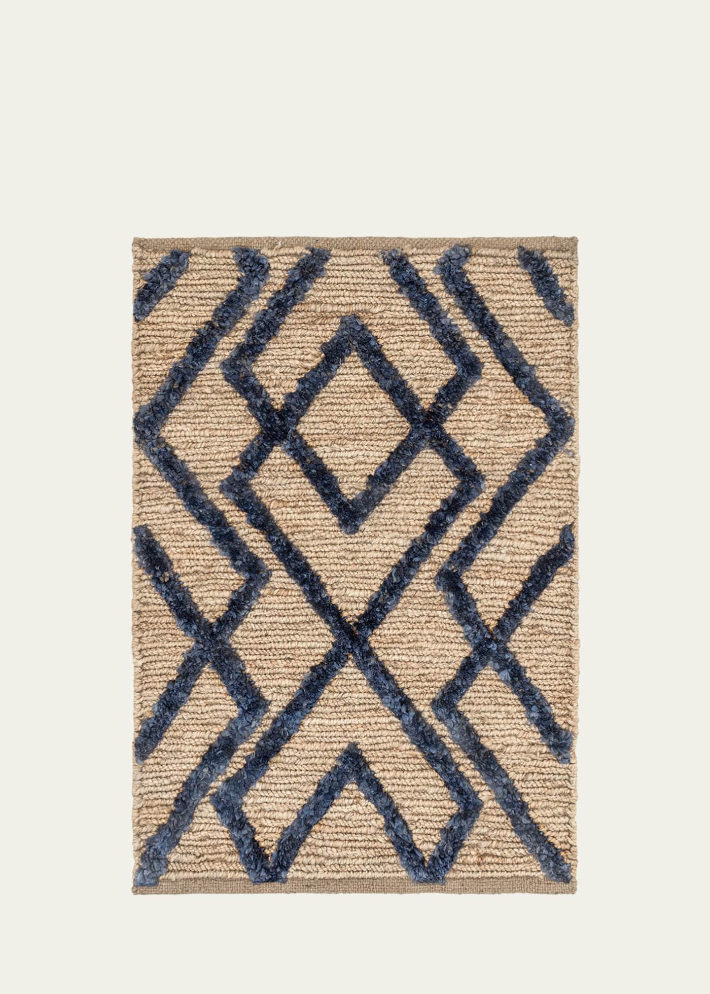 Annie Selke Marco Navy Jute Soumak Handwoven Rug, 8' x 10' - Bergdorf ...