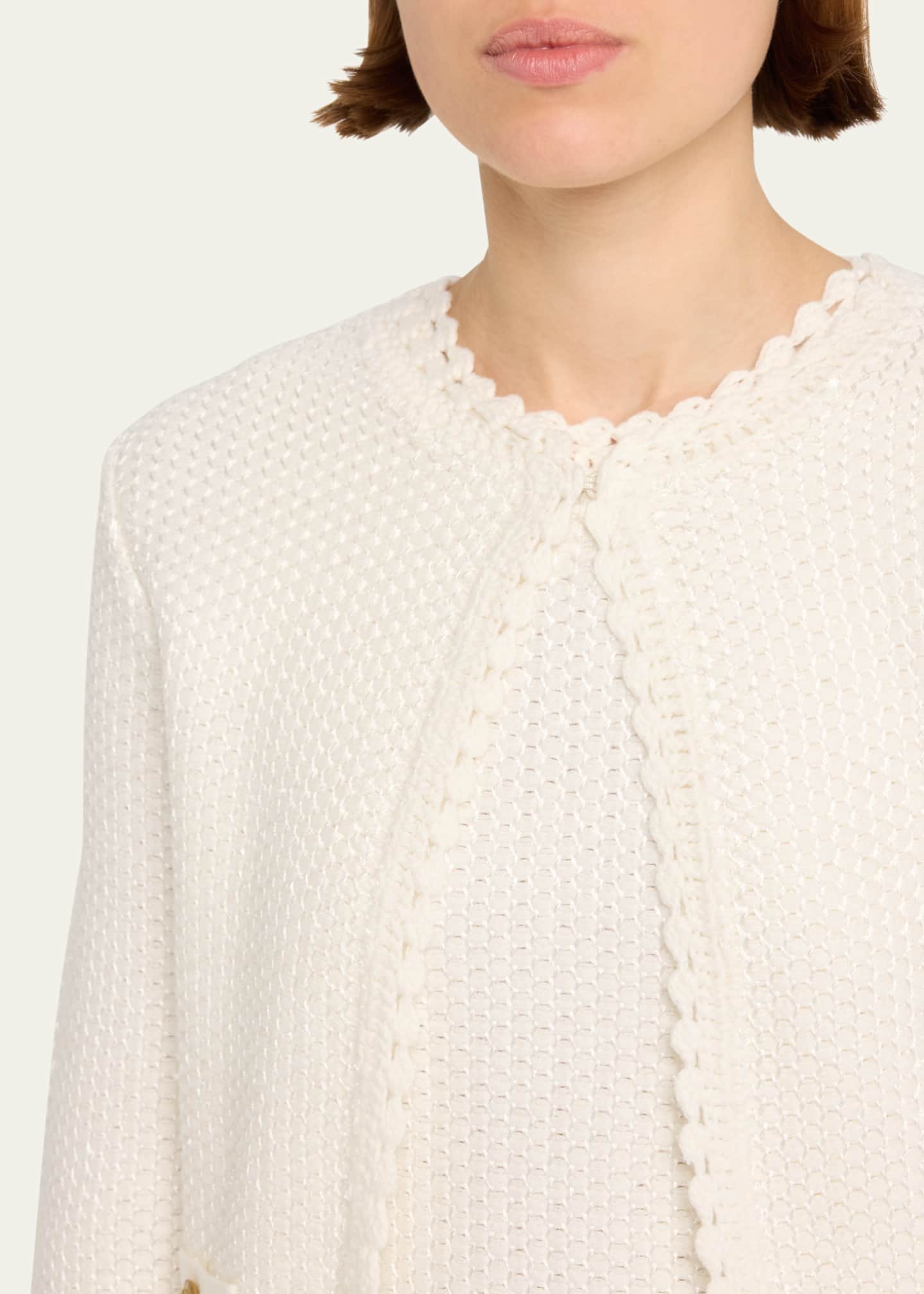 Alice + Olivia Noella Knit Jacket - Bergdorf Goodman