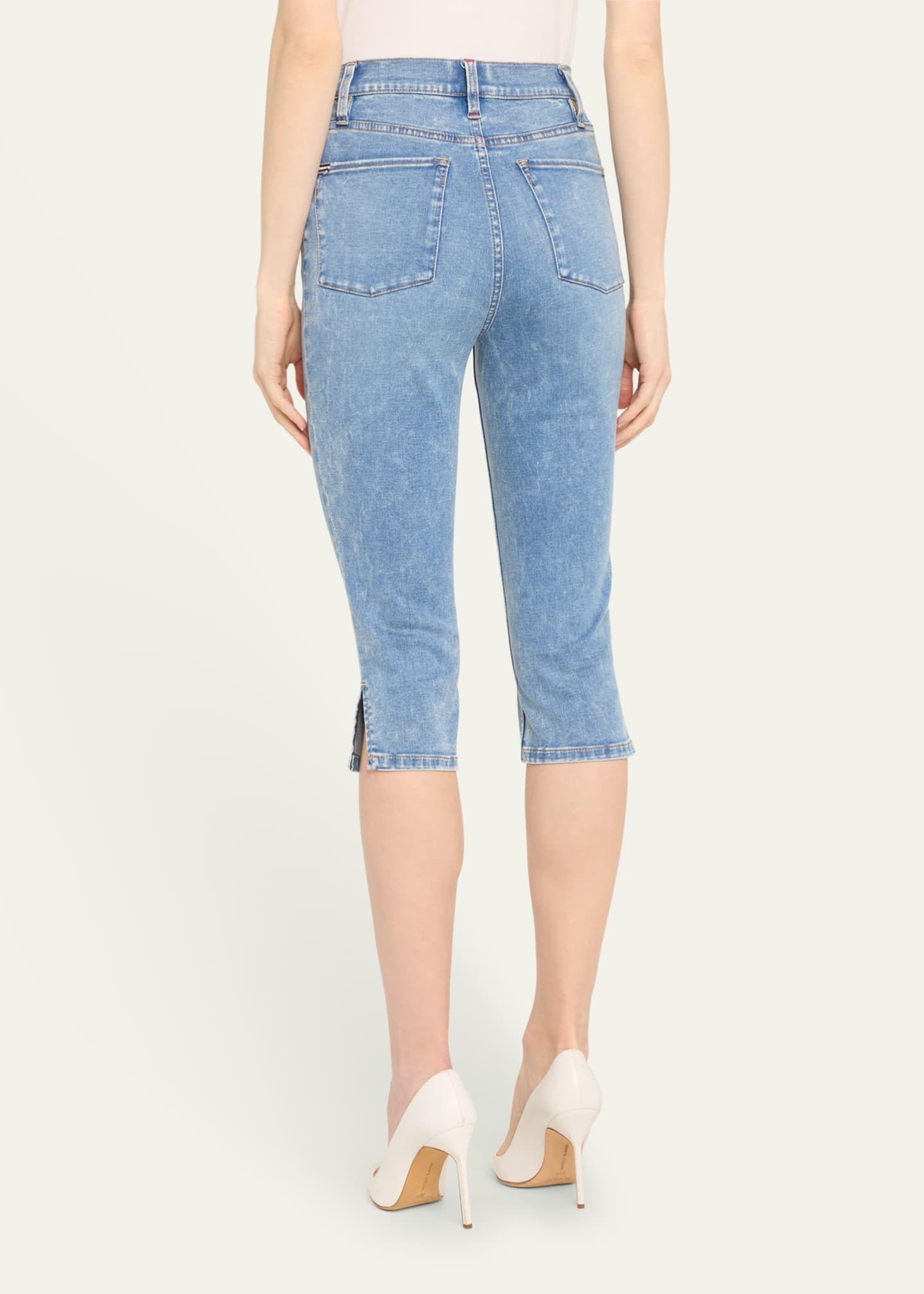Alice + Olivia Emmie High-Rise Clam Digger Jeans - Bergdorf Goodman