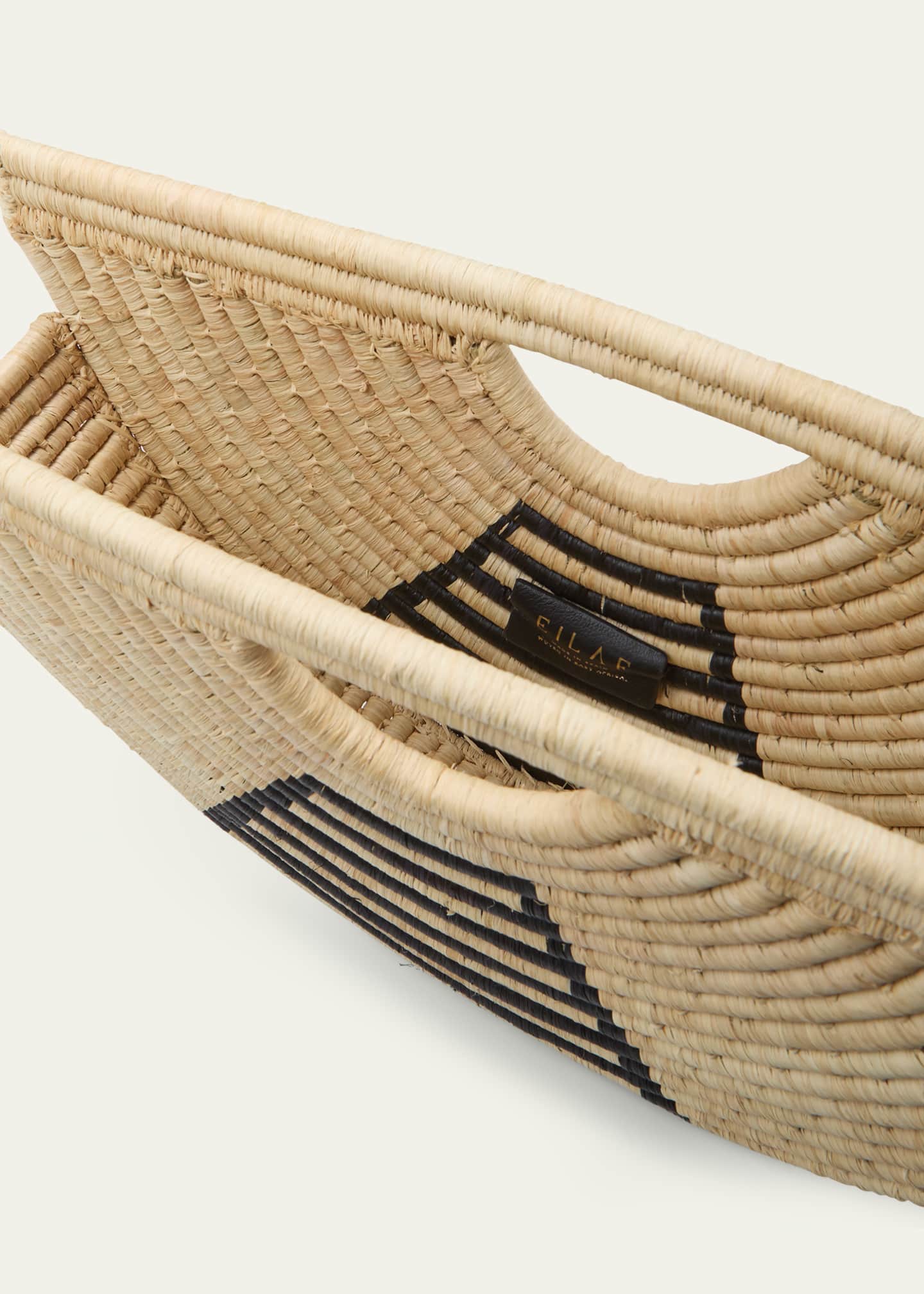 EILAF Large Half Moon Raffia Top-Handle Bag - Bergdorf Goodman