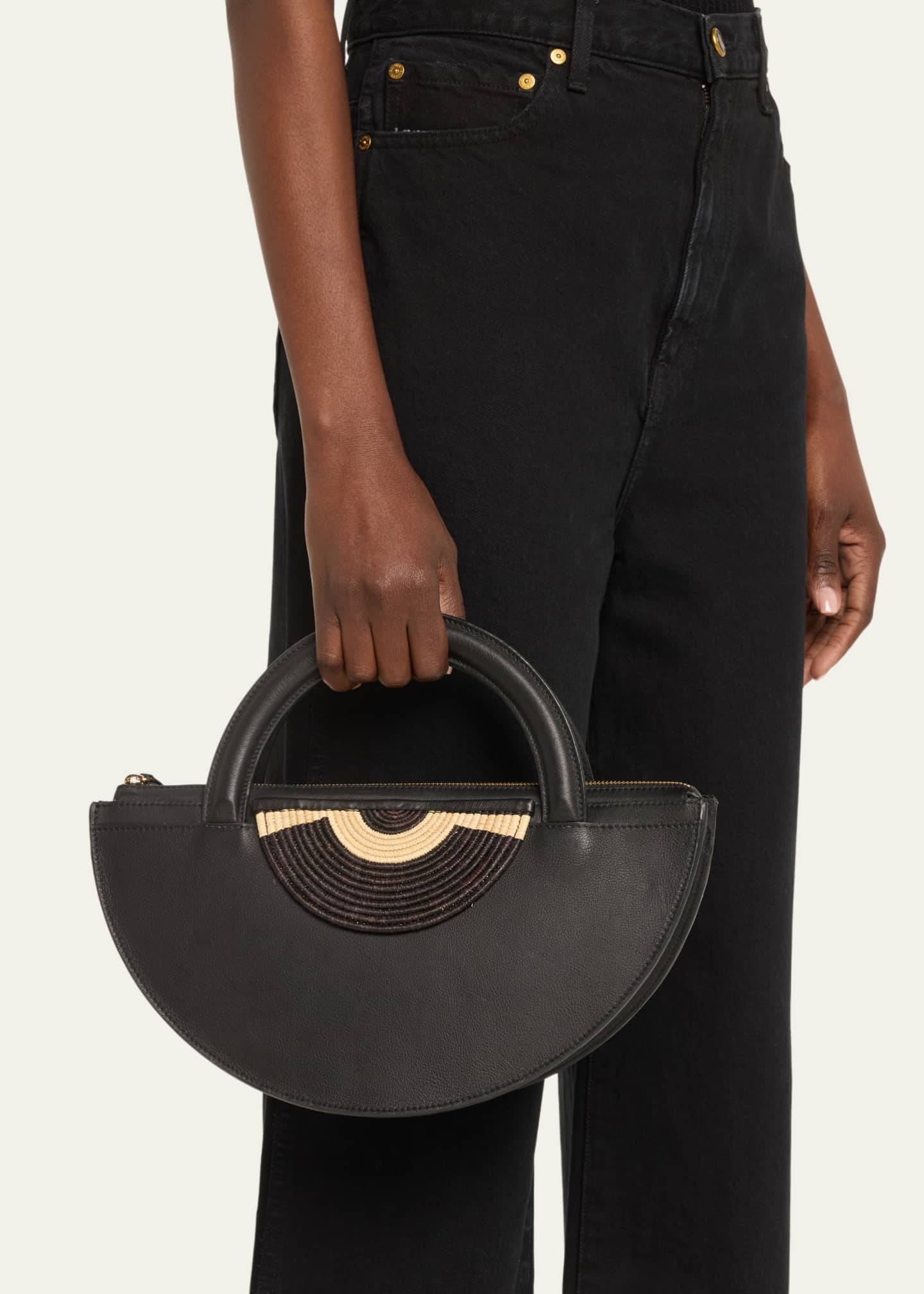 EILAF Medani XL Straw Top-Handle Bag - Bergdorf Goodman