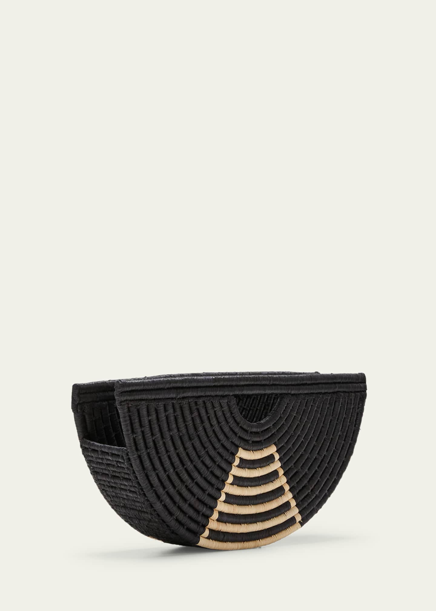 EILAF Large Half Moon Raffia Top-Handle Bag - Bergdorf Goodman