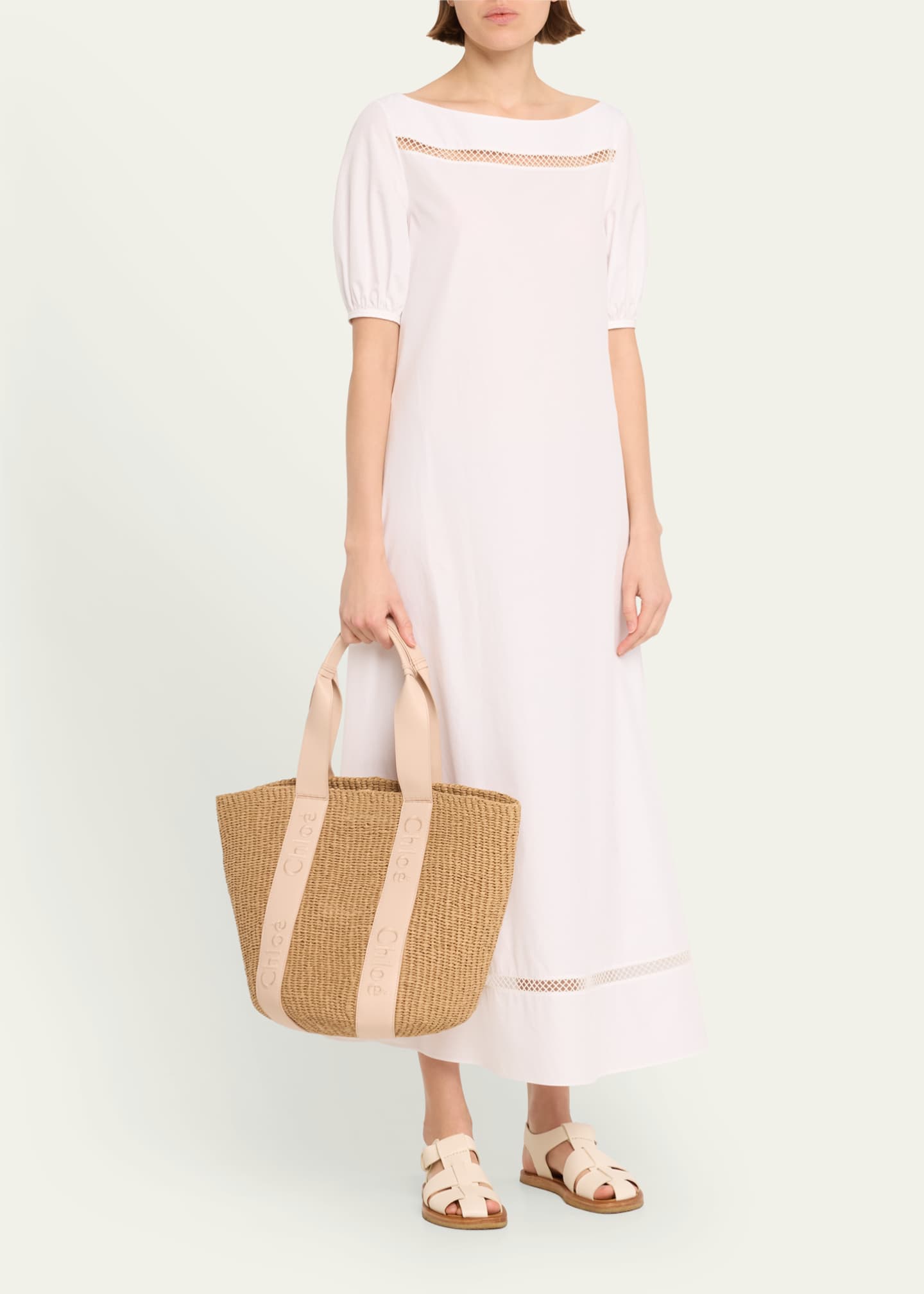 Chloe x Mifuko Logo Basket Tote Bag - Bergdorf Goodman