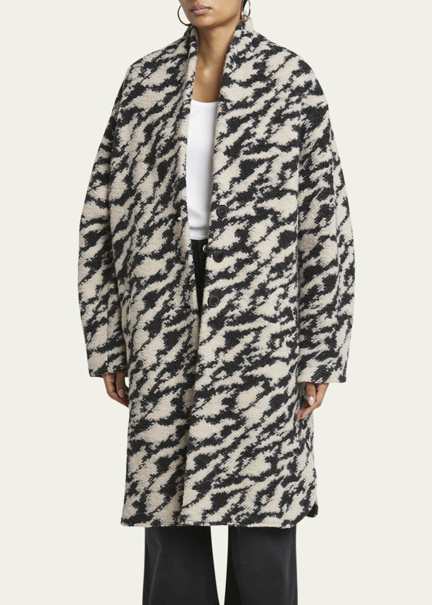 Etoile Isabel Marant Felexia Wool-Blend Top Coat - Bergdorf Goodman