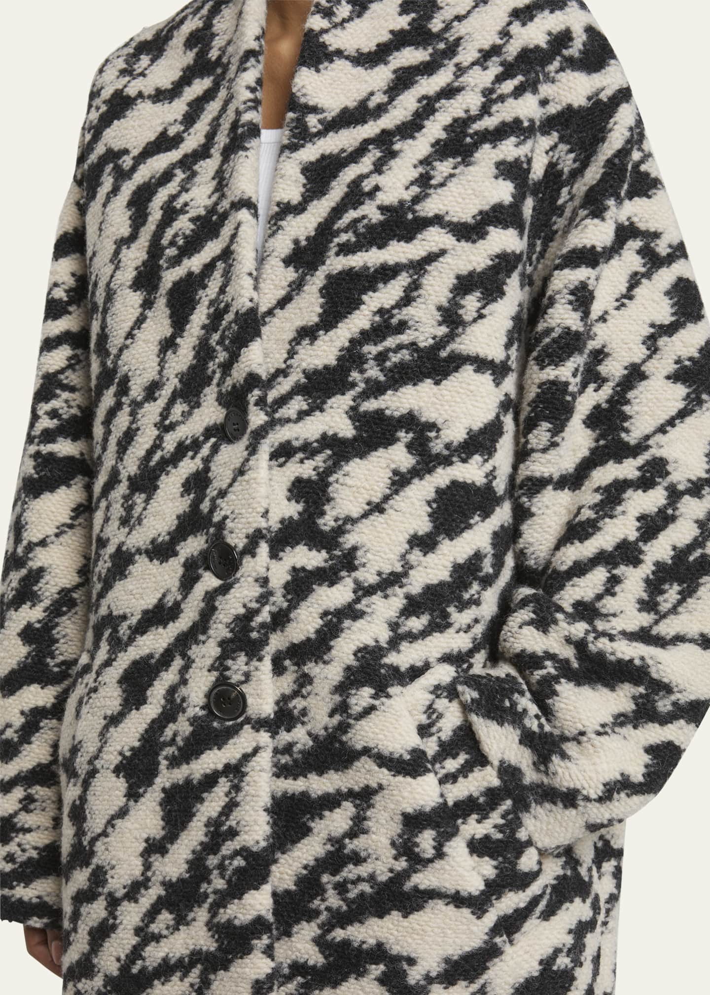 Etoile Isabel Marant Felexia Wool-Blend Top Coat - Bergdorf Goodman