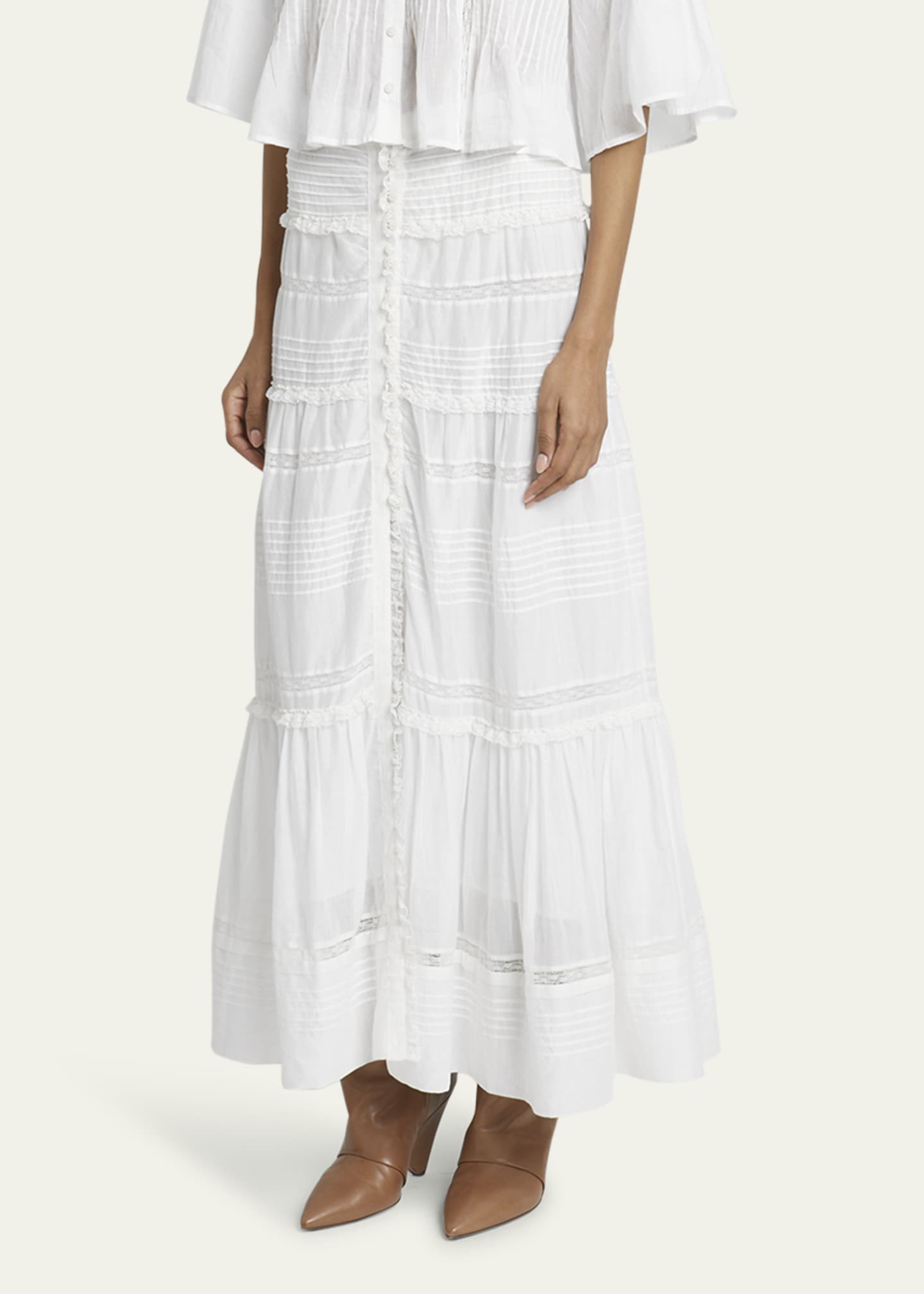 Etoile Isabel Marant Gihane Lace Maxi Skirt - Bergdorf Goodman