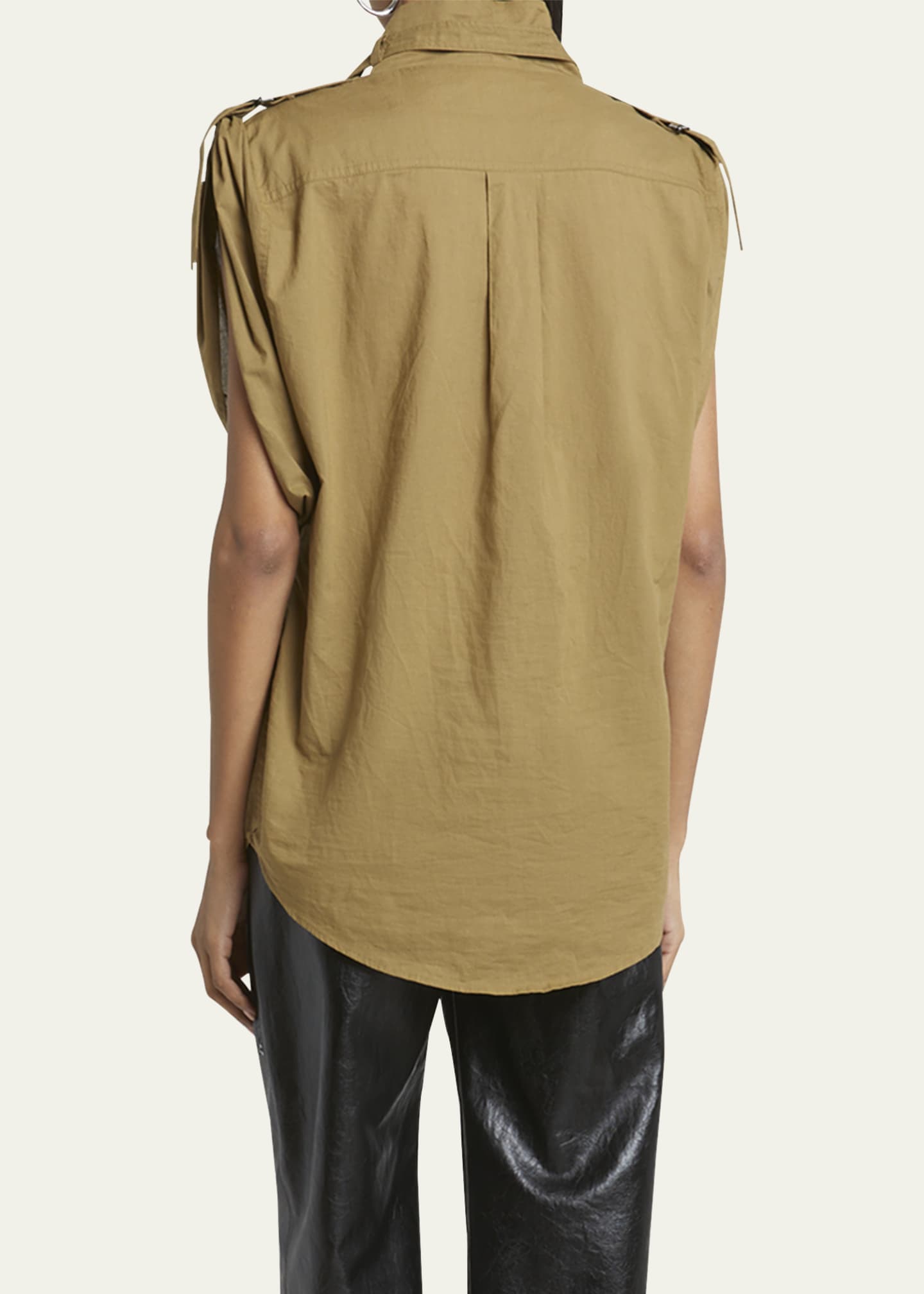 Etoile Isabel Marant Remea Utility Blouse - Bergdorf Goodman