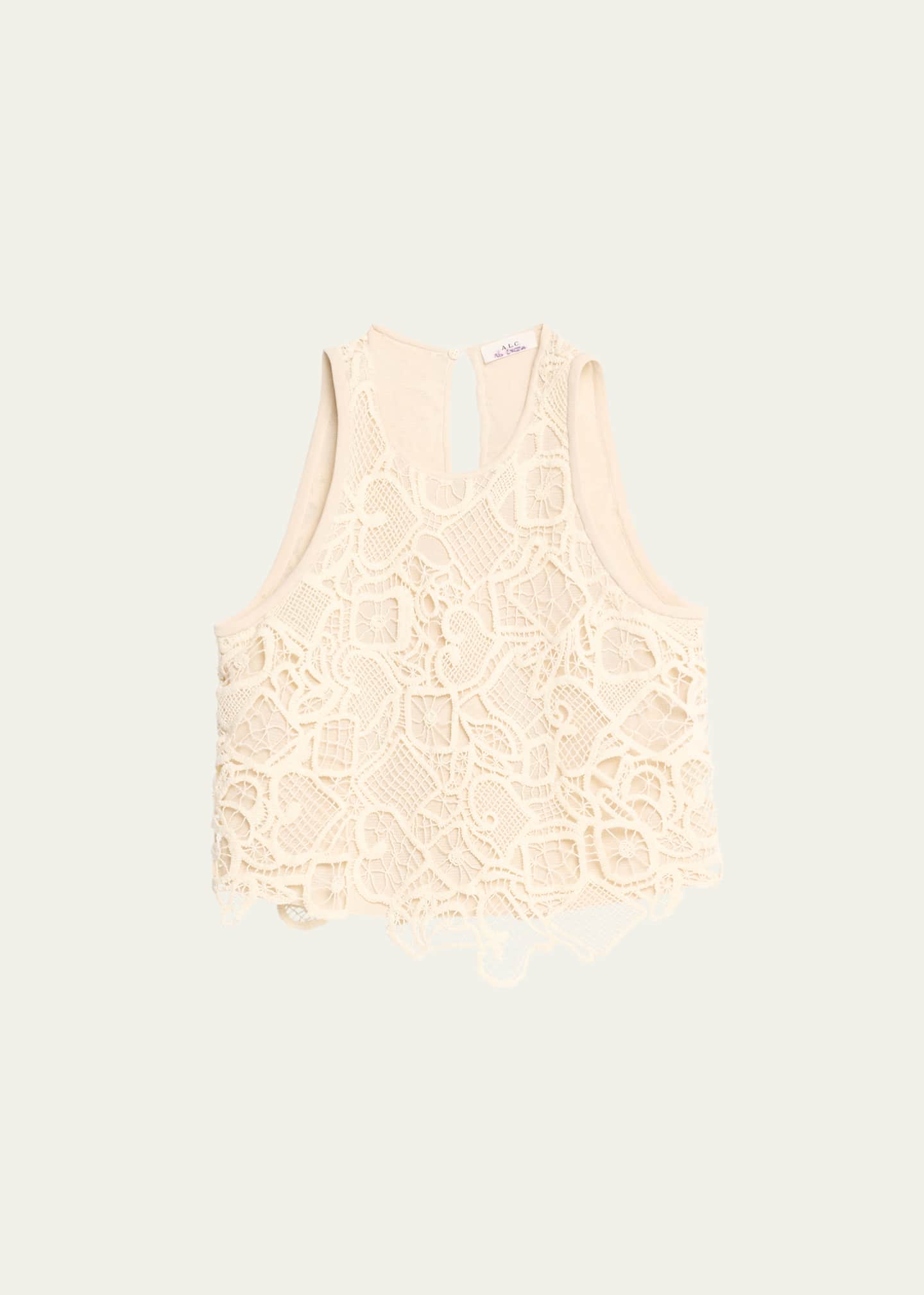 A.L.C. Lena Overlay Lace Tank Top - Bergdorf Goodman