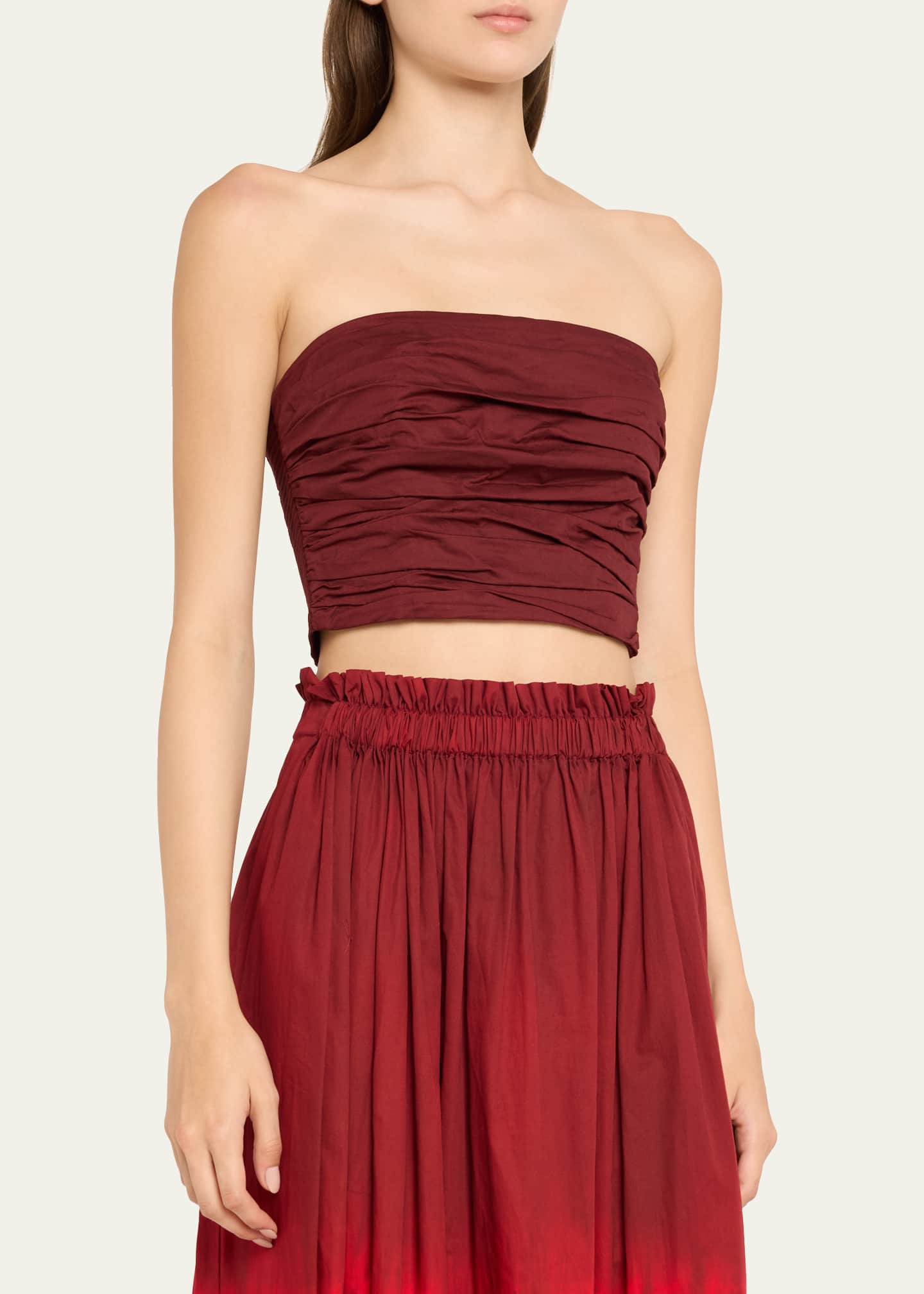 A.L.C. Gisele Gathered Tube Top - Bergdorf Goodman