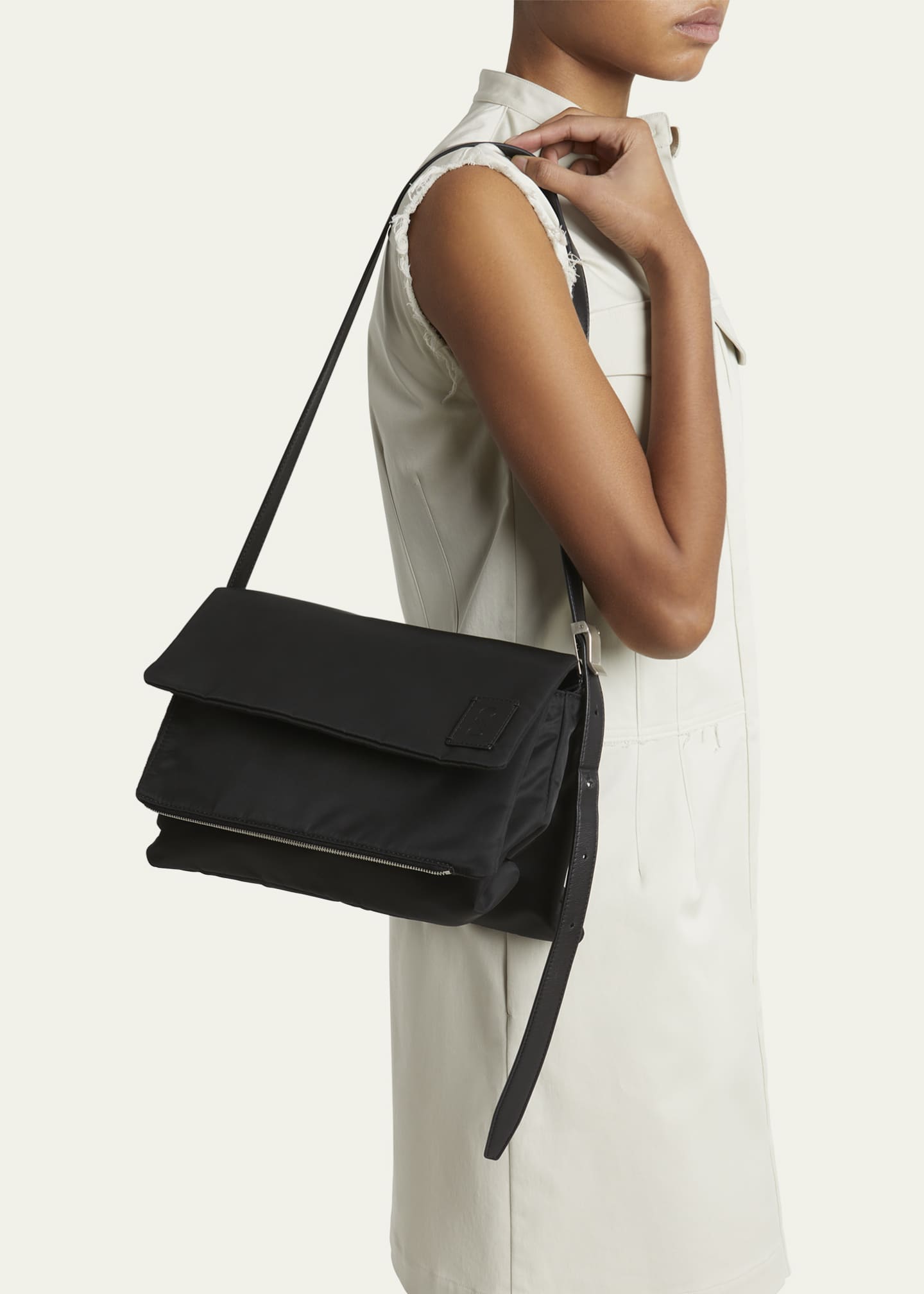 Proenza Schouler City Small Flap Nylon Shoulder Bag - Bergdorf Goodman