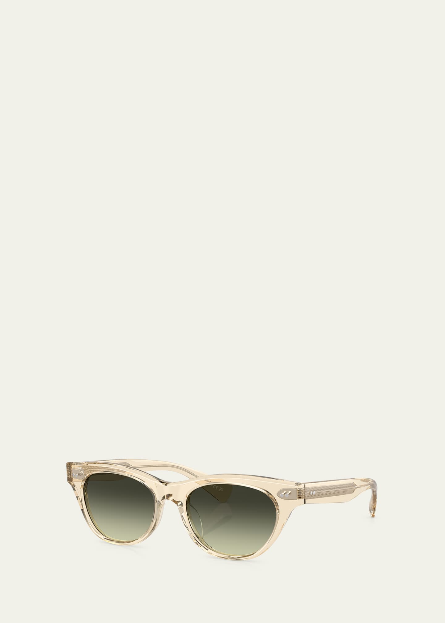 Oliver Peoples Avelin Gradient Acetate Butterfly Sunglasses - Bergdorf ...