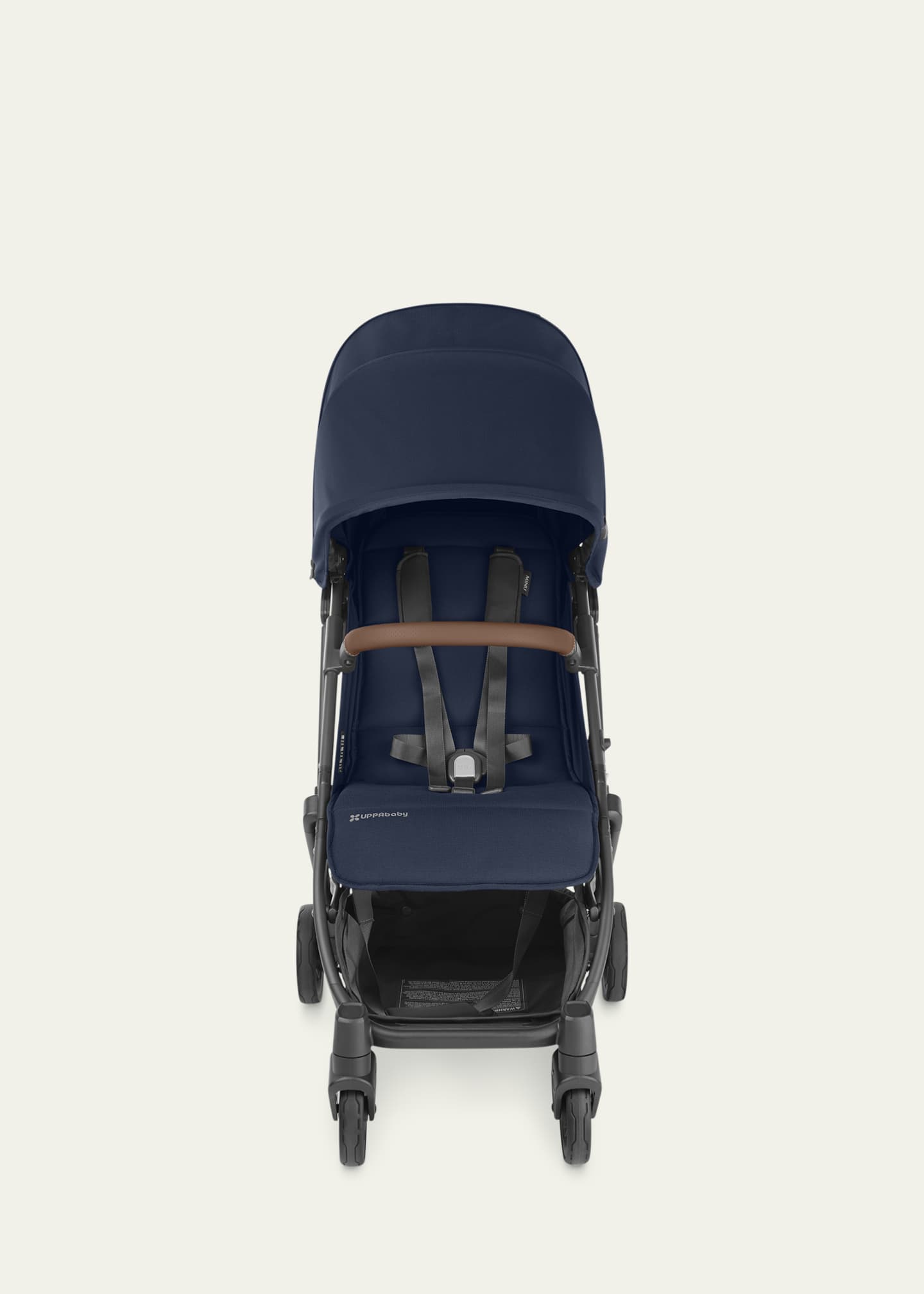 UPPAbaby Minu V2 Stroller - Noa - Navy Carbon Frame Saddle Leather ...