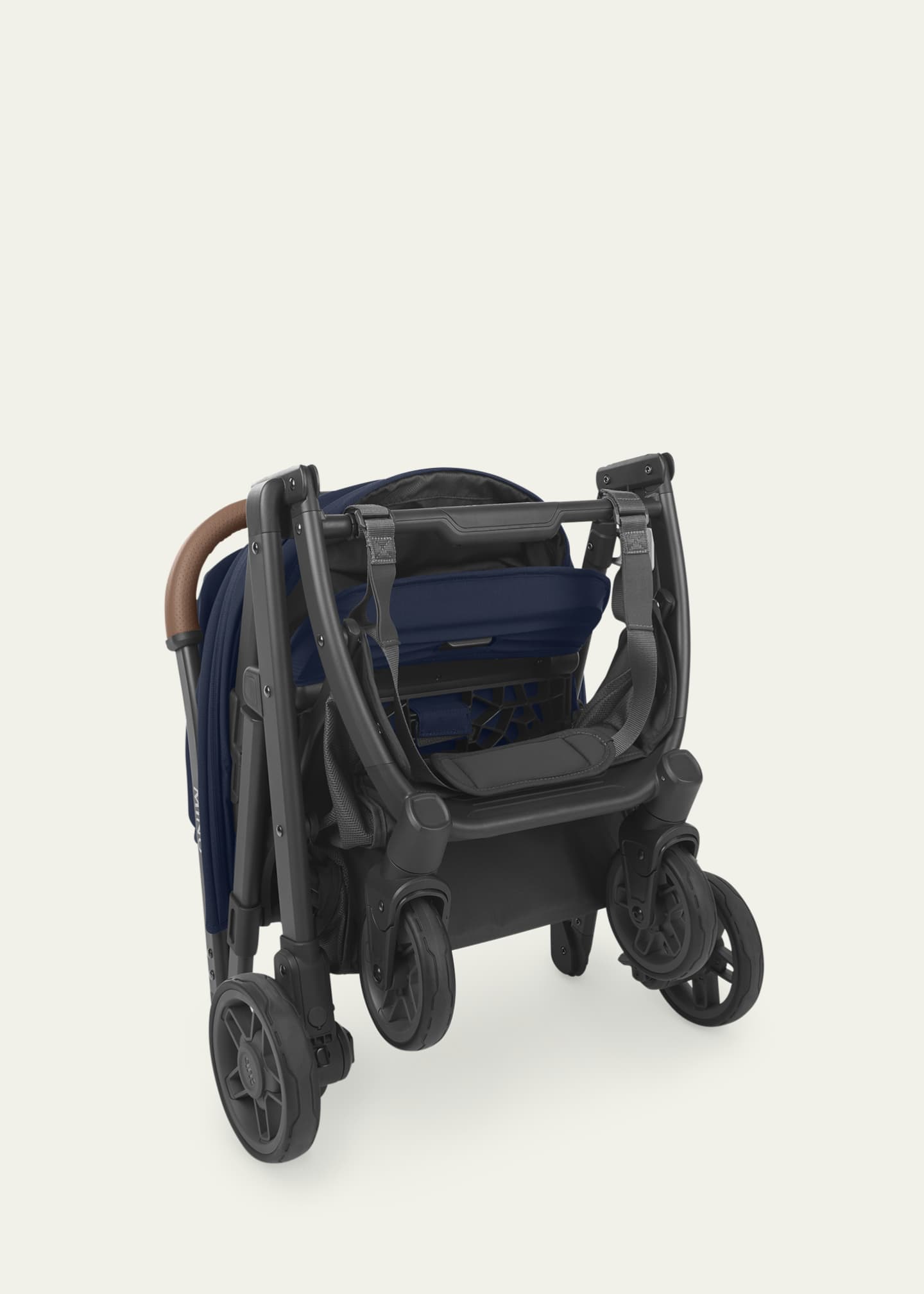 UPPAbaby Minu V2 Stroller - Noa - Navy Carbon Frame Saddle Leather ...