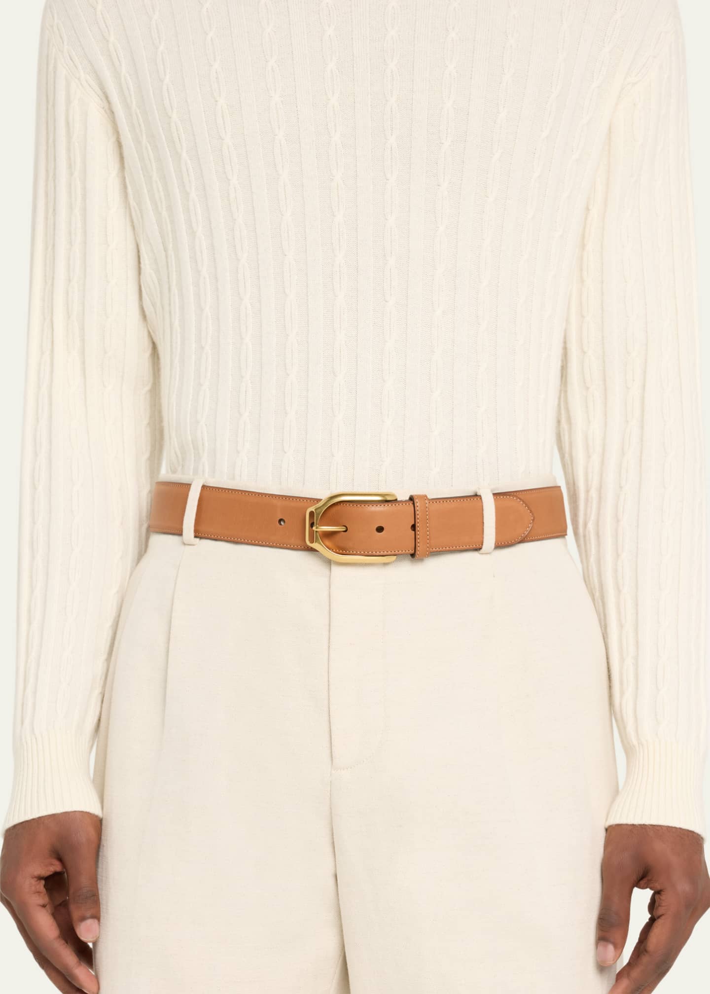 Ralph Lauren Purple Label Men's Welington Calfskin Belt, 38mm ...