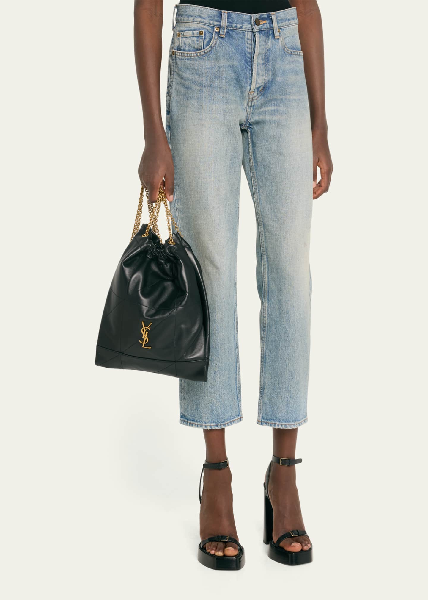 Saint Laurent Jamie 4.3 Pochon YSL Shoulder Bag in Quilted Leather - Bergdorf Goodman