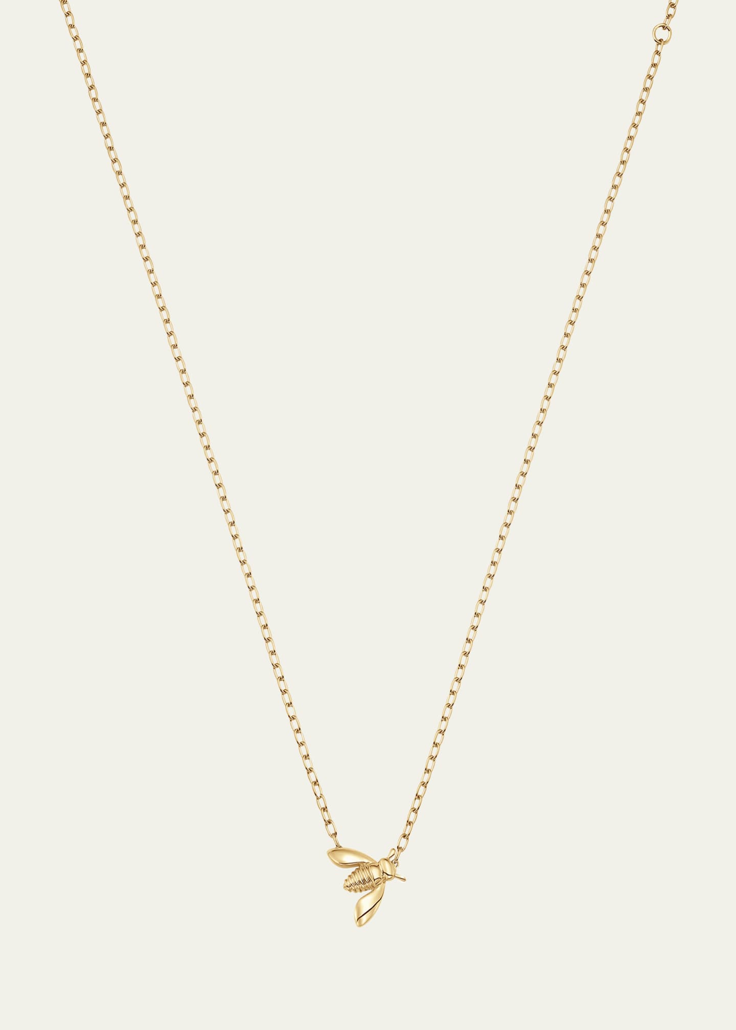 Sara Weinstock 18K Yellow Gold Queen Bee Extra Petite Pendant Necklace ...