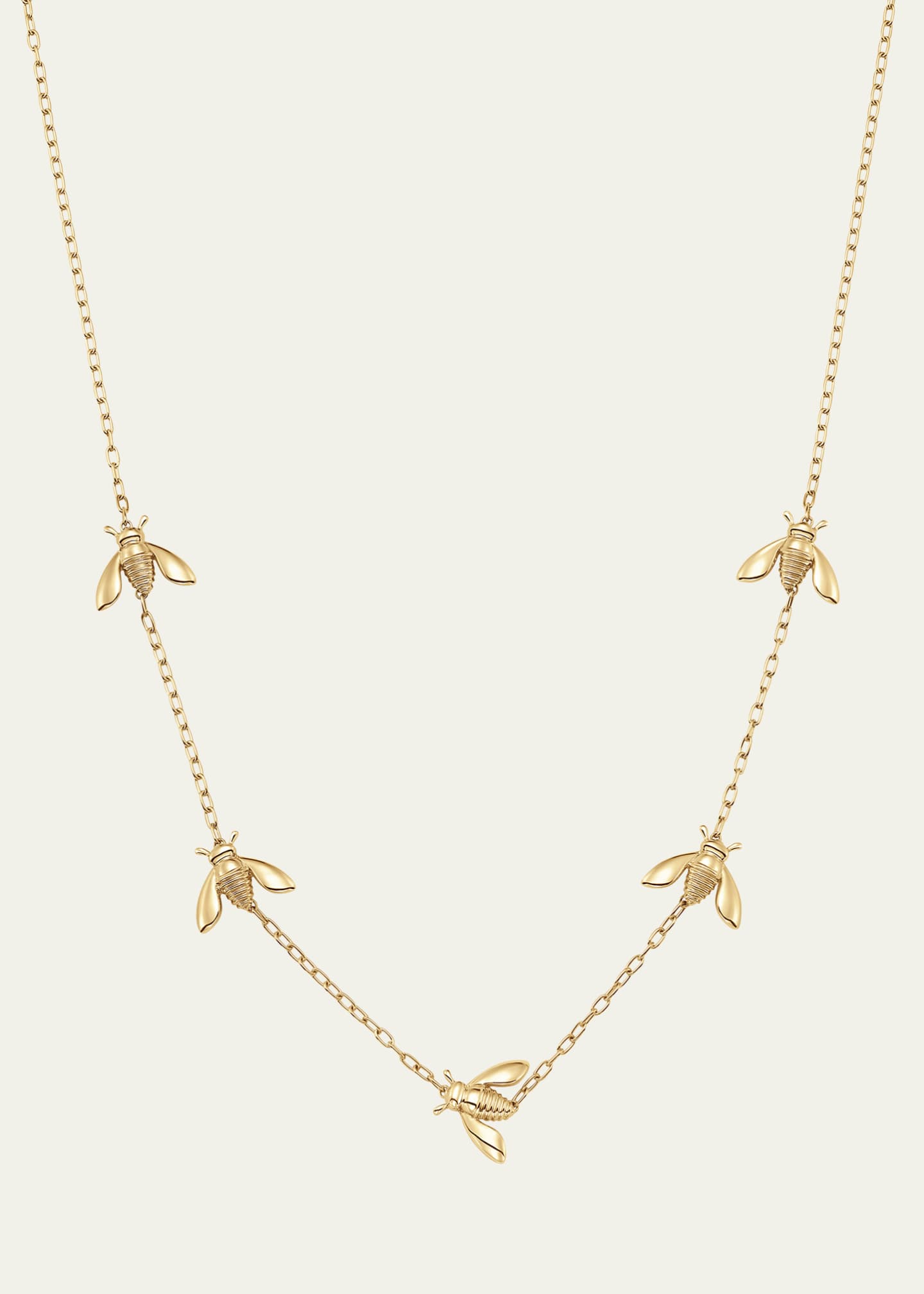 Sara Weinstock 18K Yellow Gold Queen Bee Extra Petite 5-Station ...