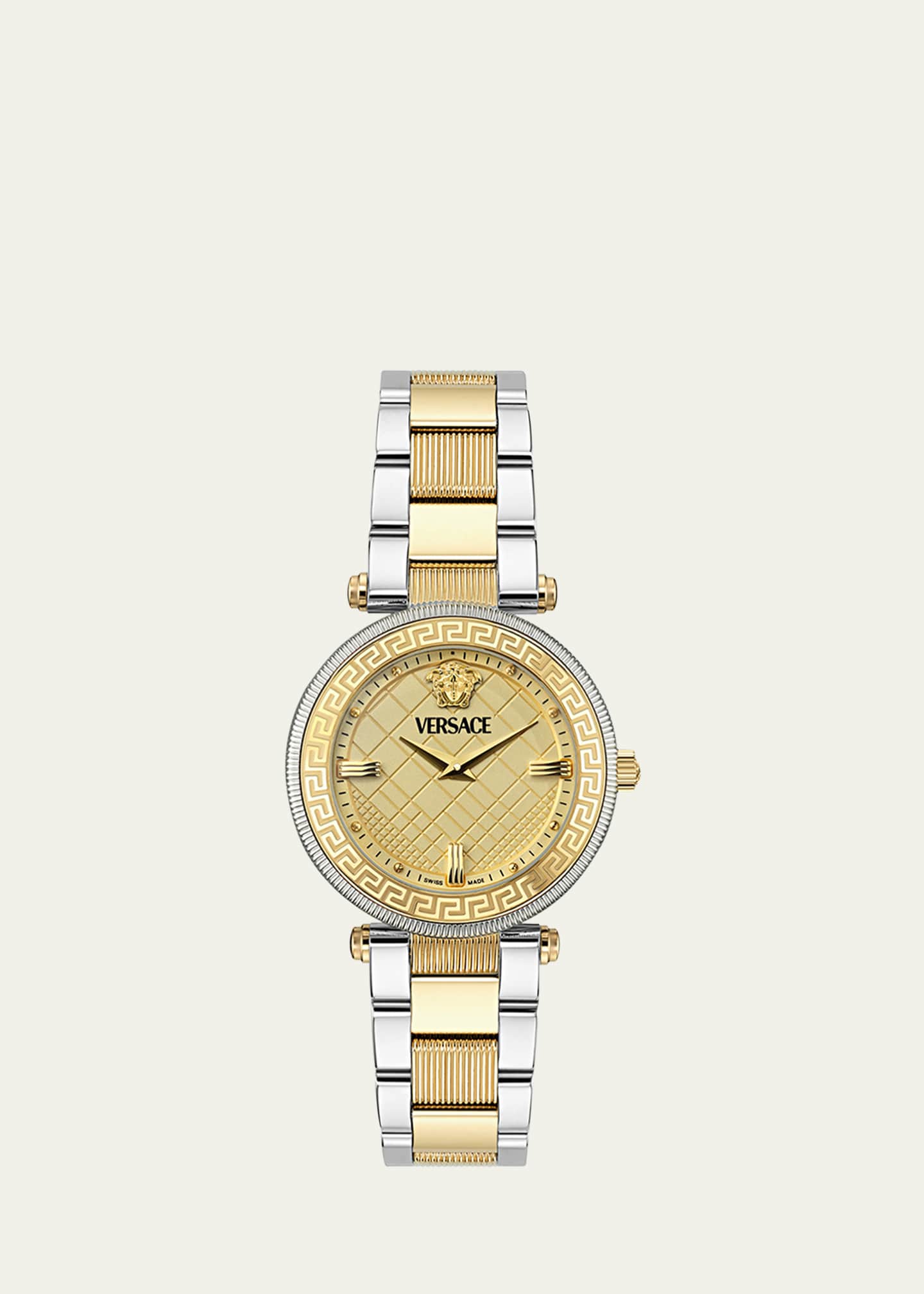 Versace 35mm Versace Reve Watch with Bracelet Strap, Two Tone ...